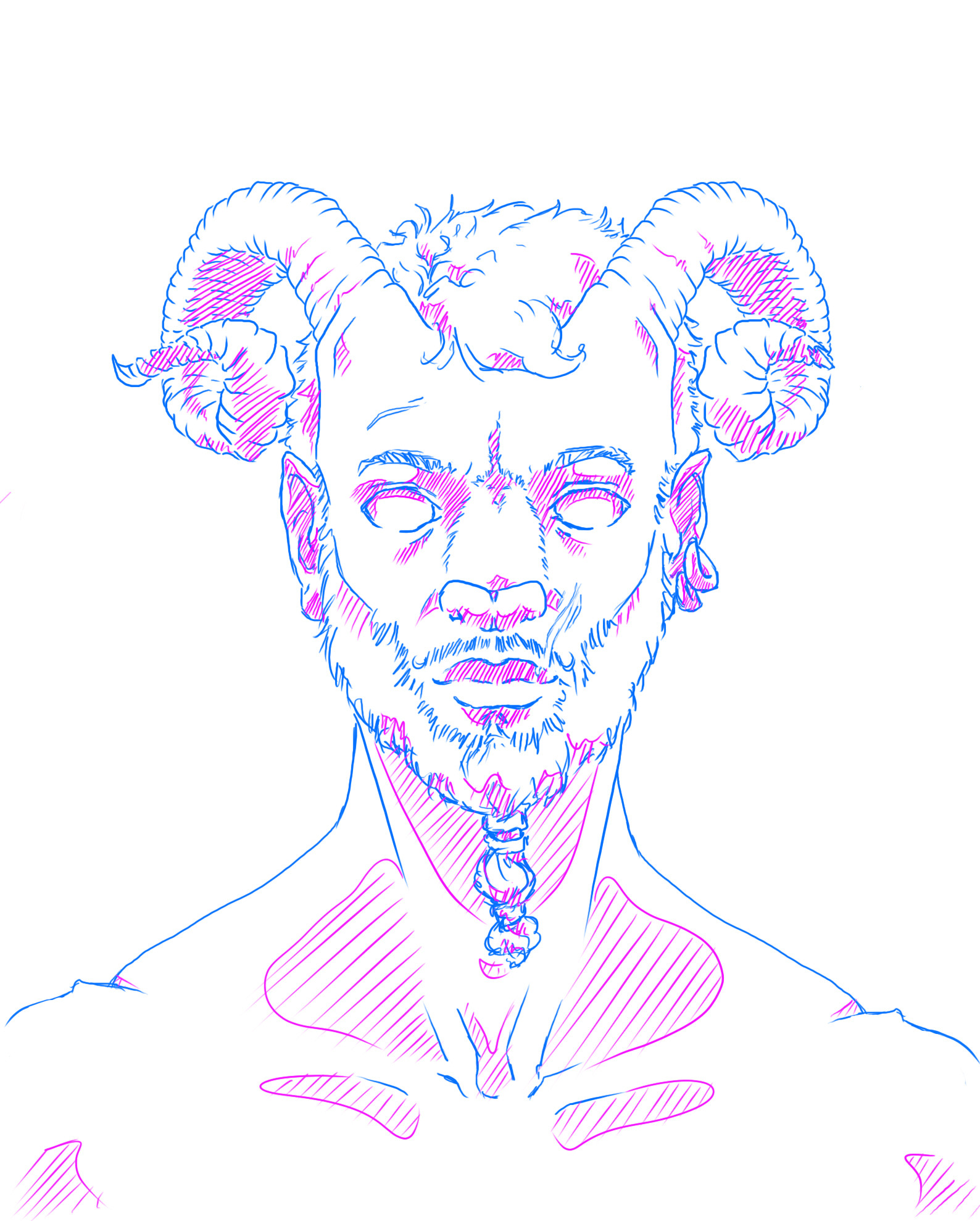 Satyr Drawing