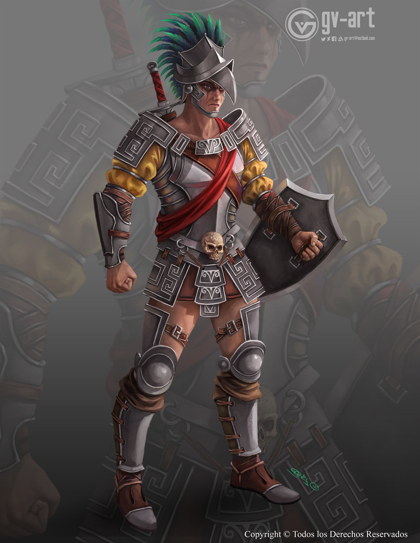 ArtStation - Conceptart Warrior