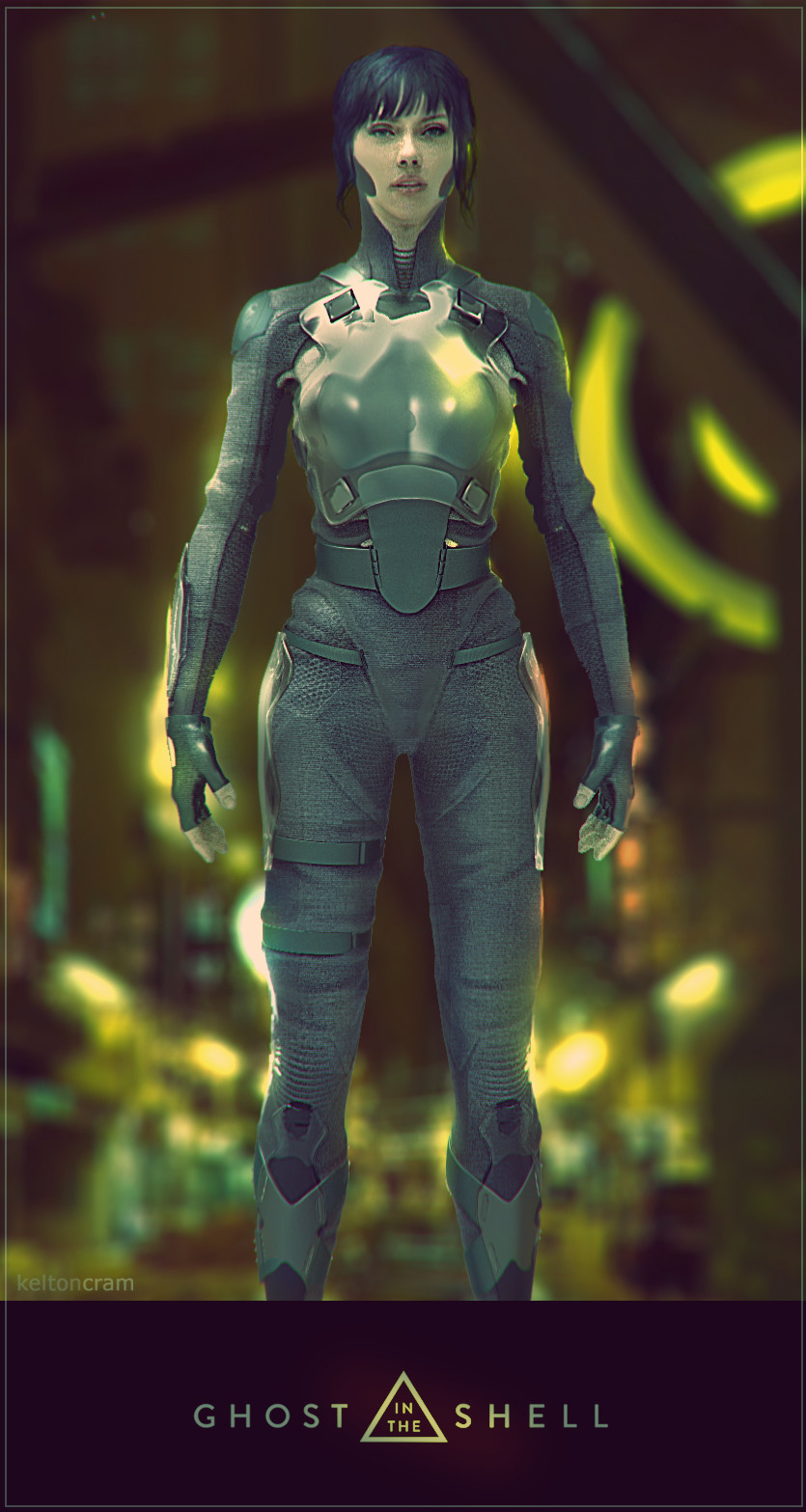 ArtStation - Ghost in the Shell, Major Costume option