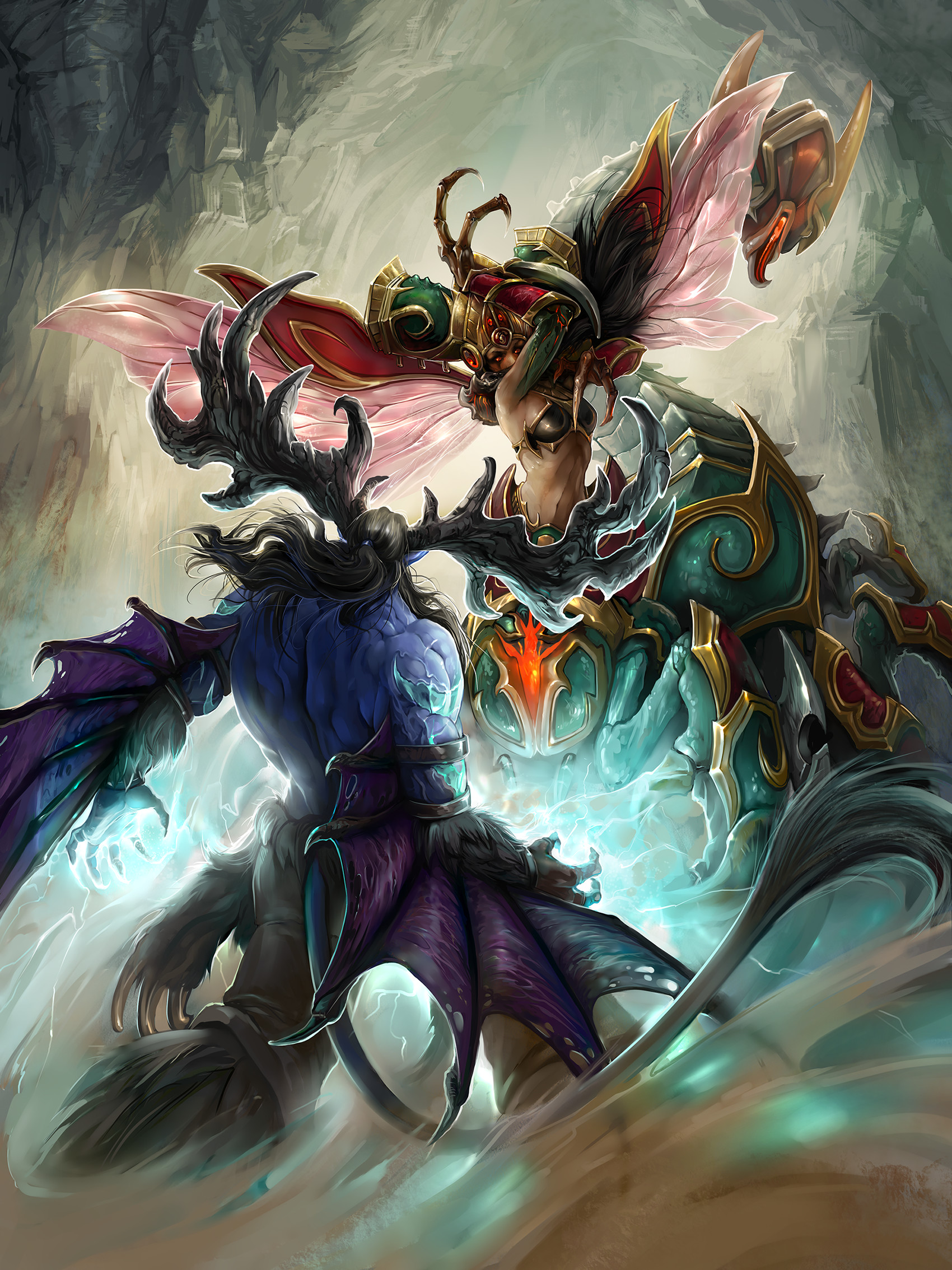 ArtStation - Malfurion versus Zagara