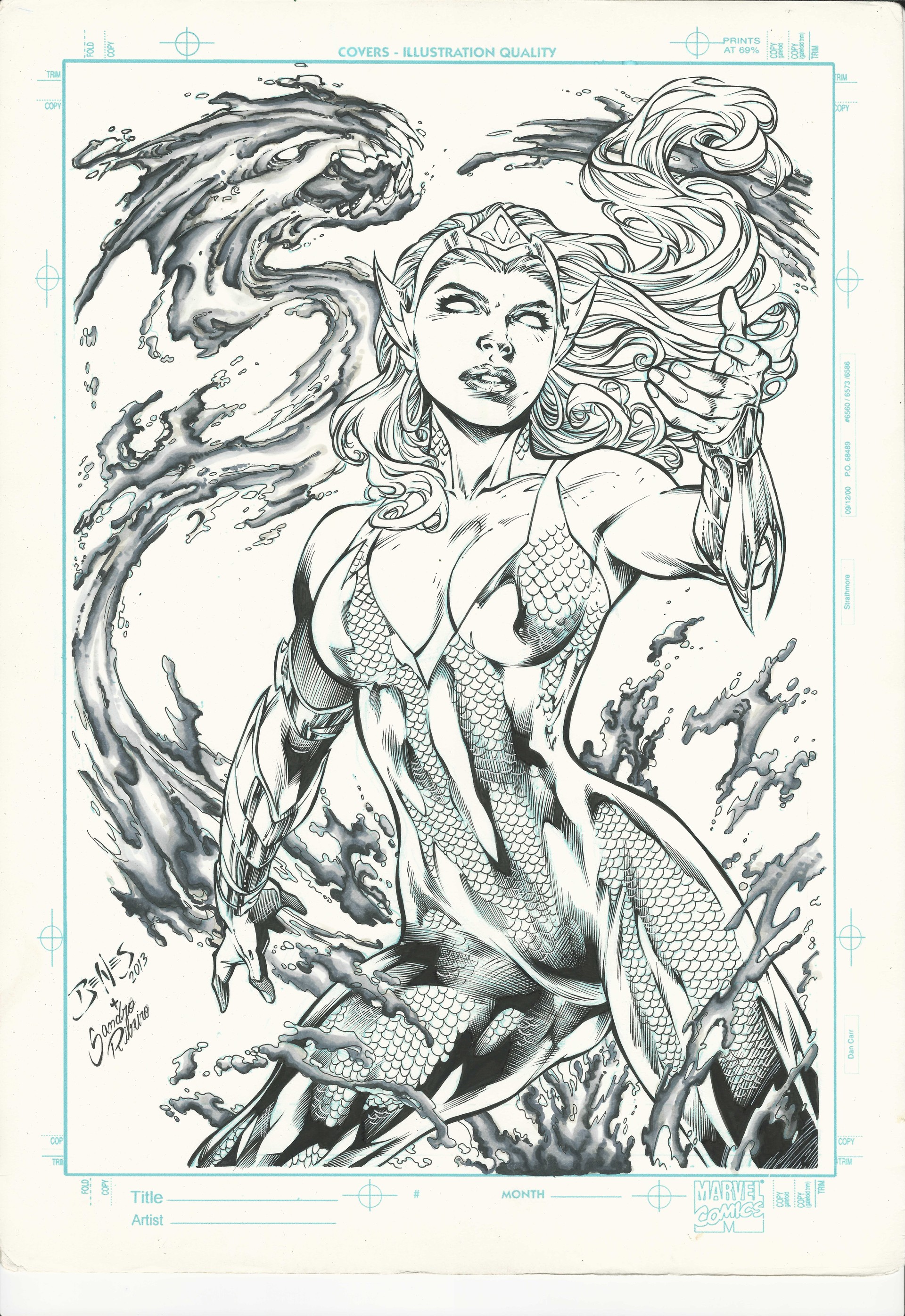 ArtStation - Ink Sample Mera