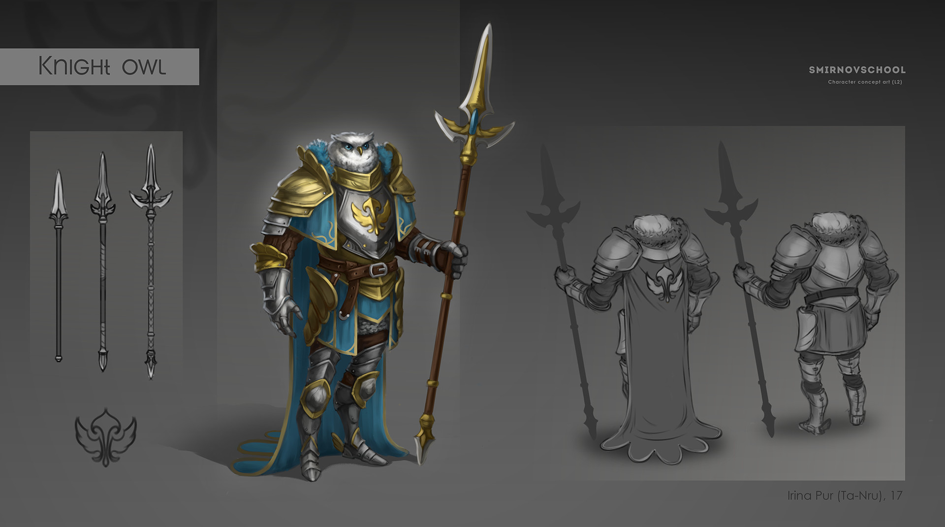 ArtStation - Knight owl