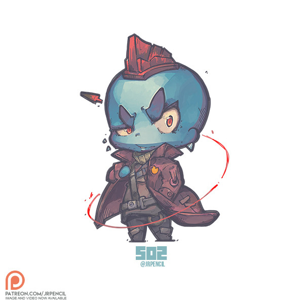 how to draw yondu from guardians of the galaxy