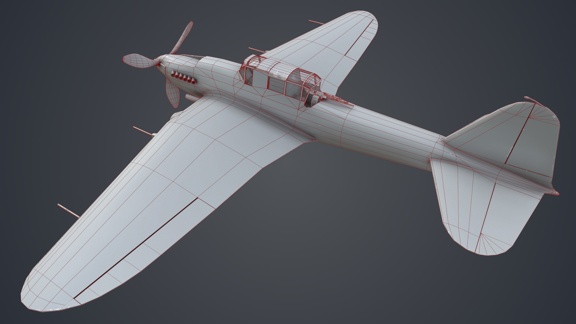 Eugene Popov - Low Poly IL-2