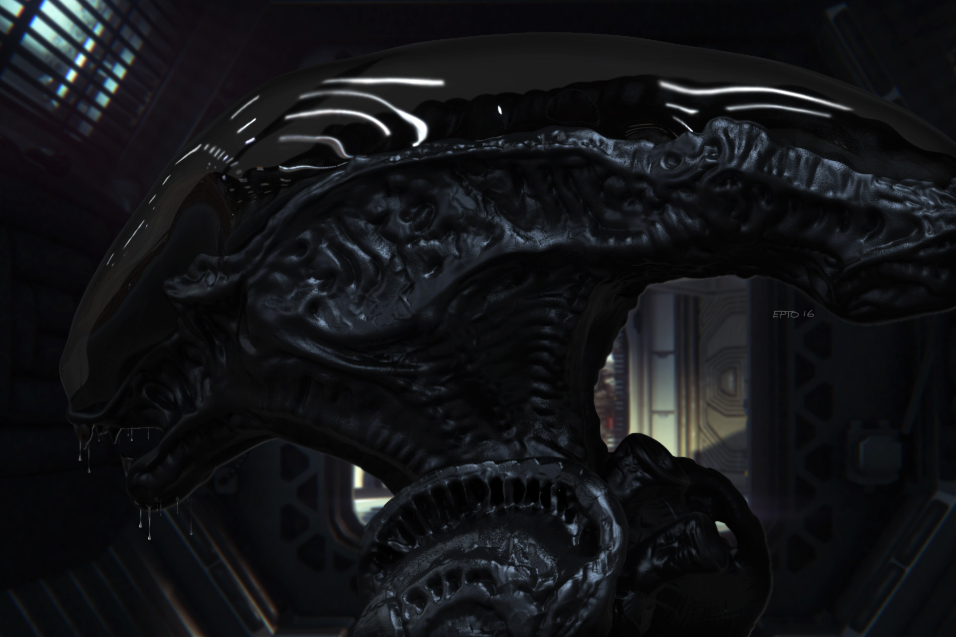 ArtStation - Dog Alien