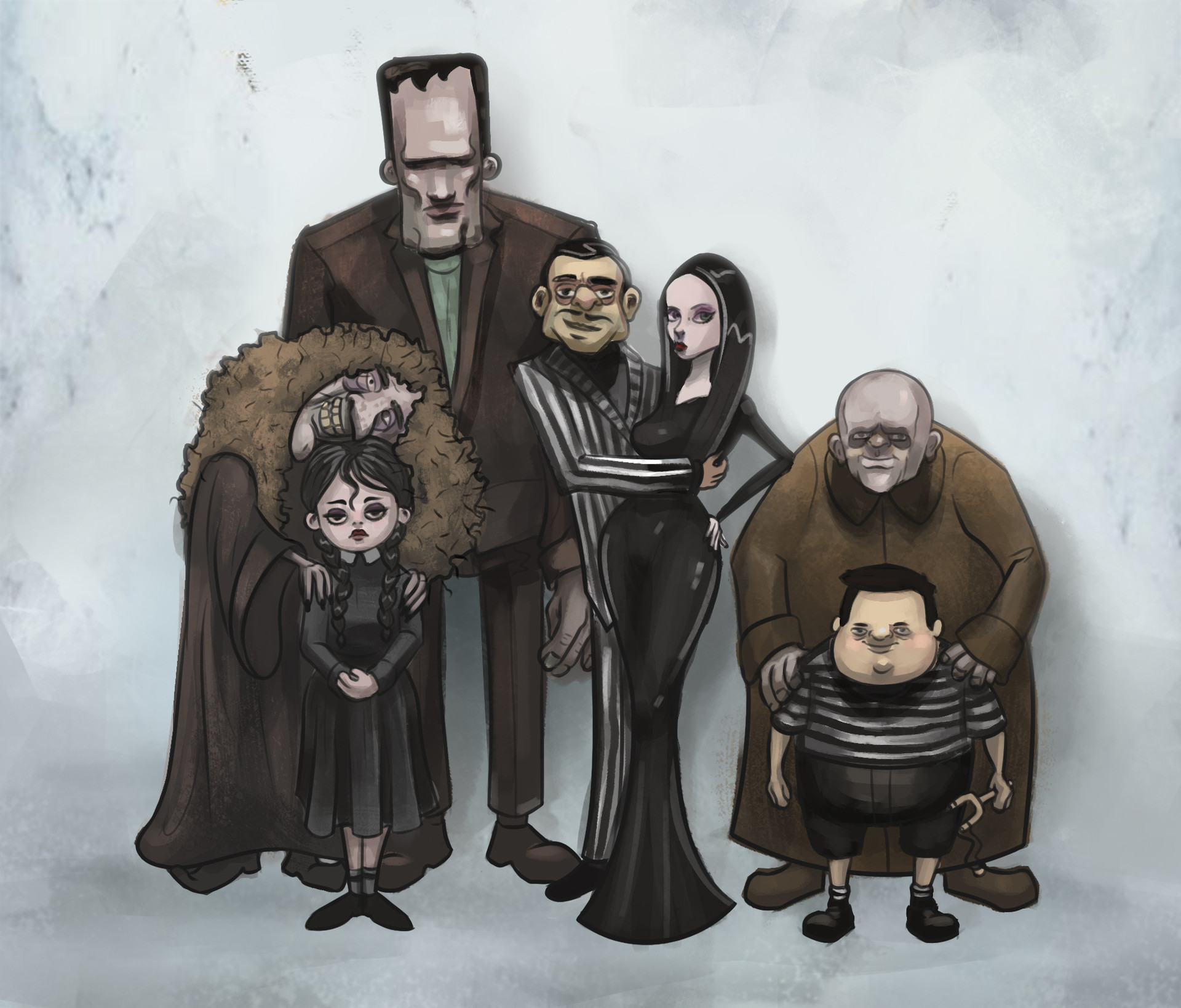 ArtStation - addams family
