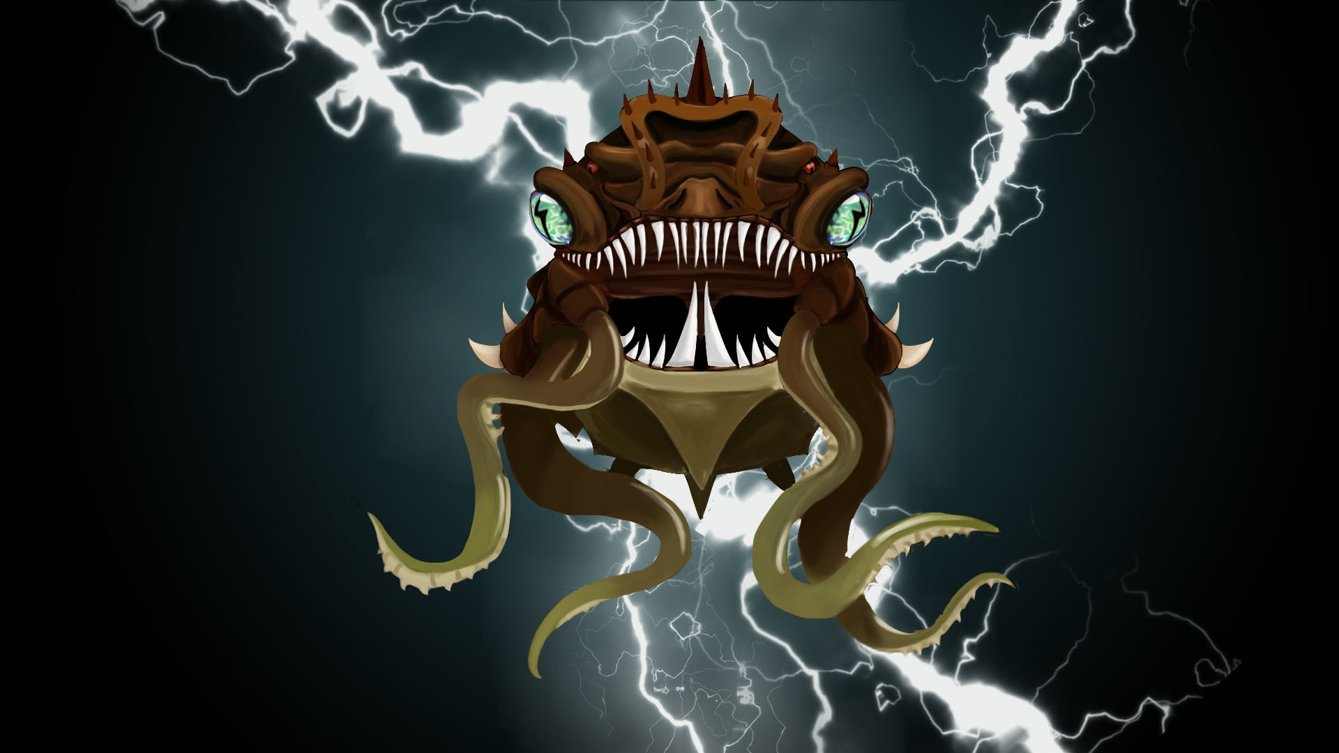 ArtStation - Lightning Alien Steam Trading Card