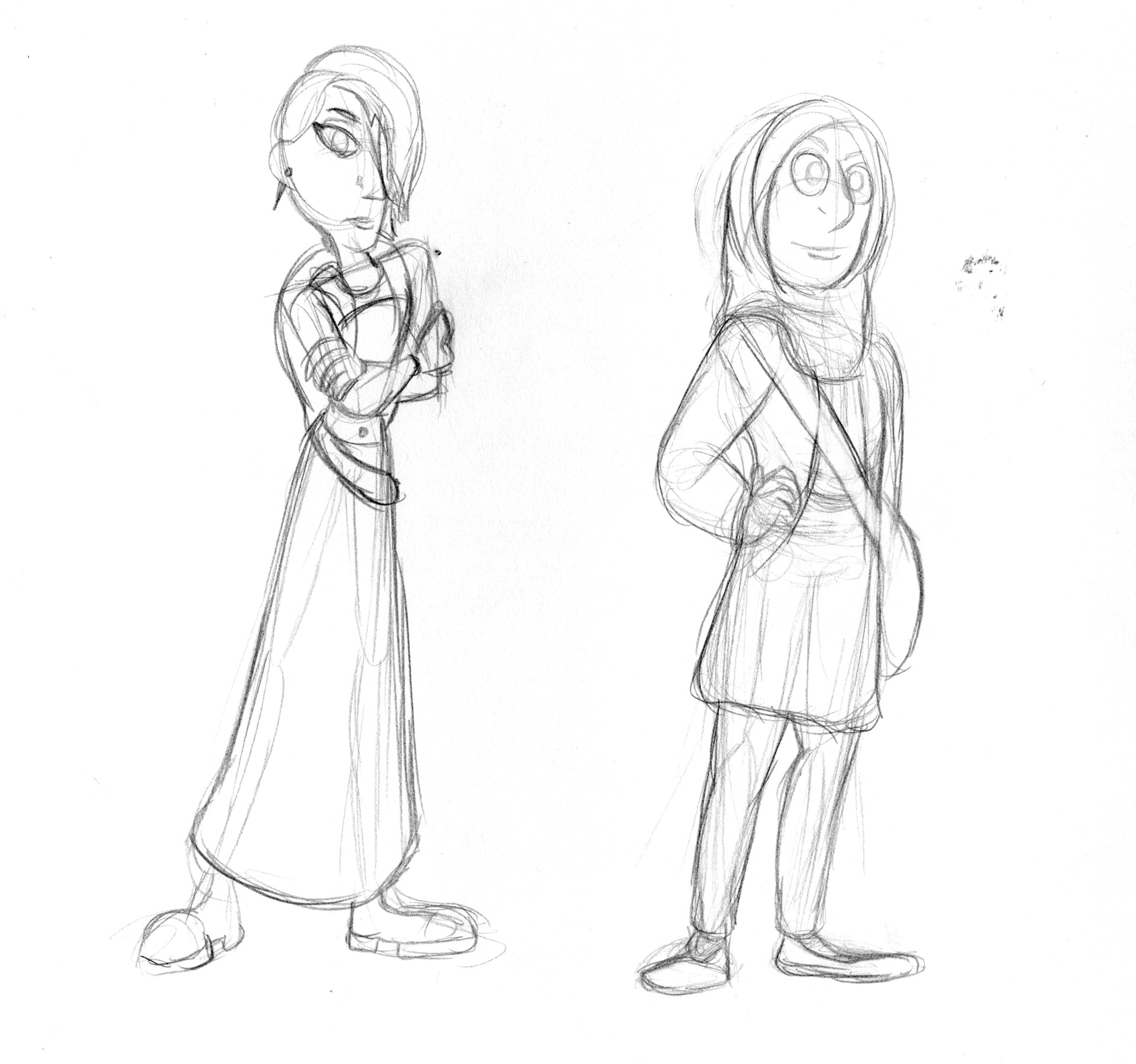 ArtStation - Background Character Designs