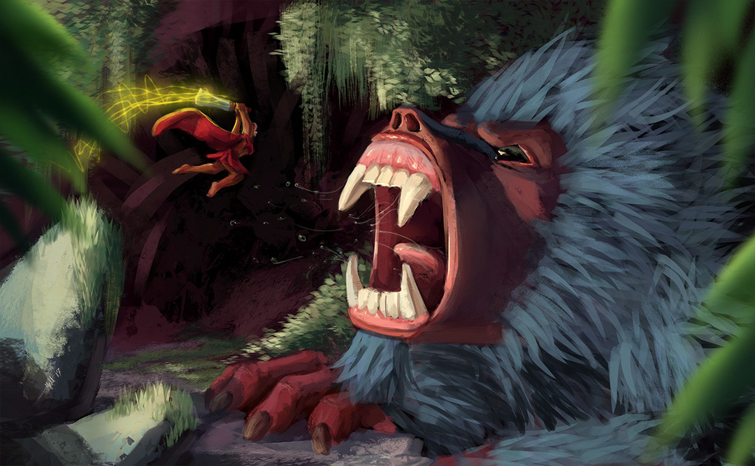 ArtStation - Defy the Baboon King