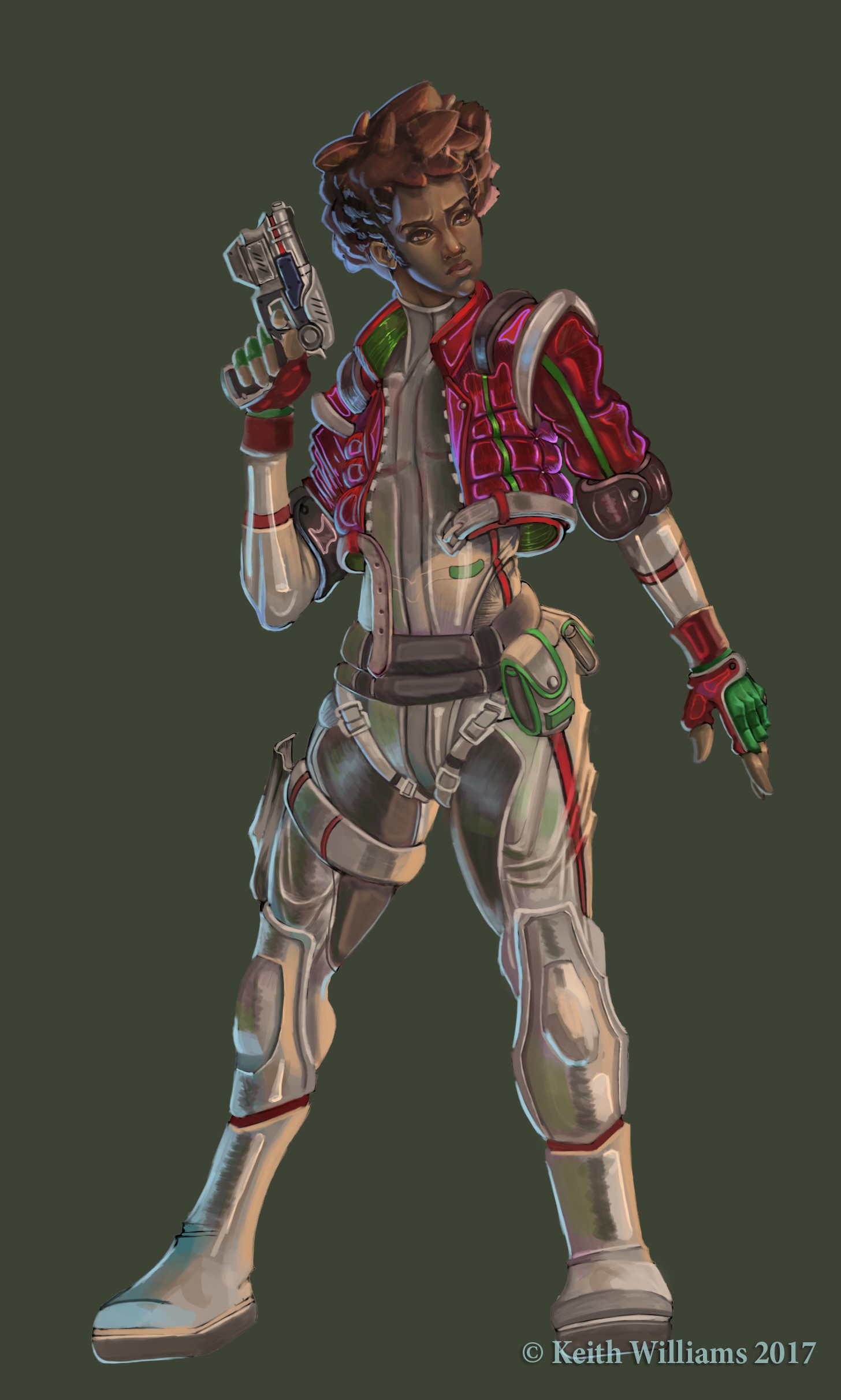 ArtStation - Space Soldier Design