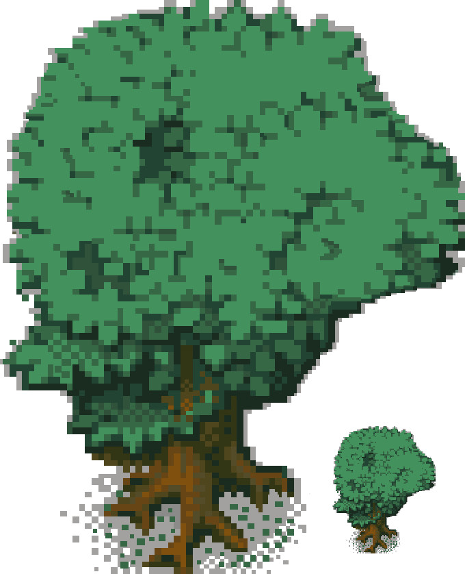 ArtStation - Lil pixel tree