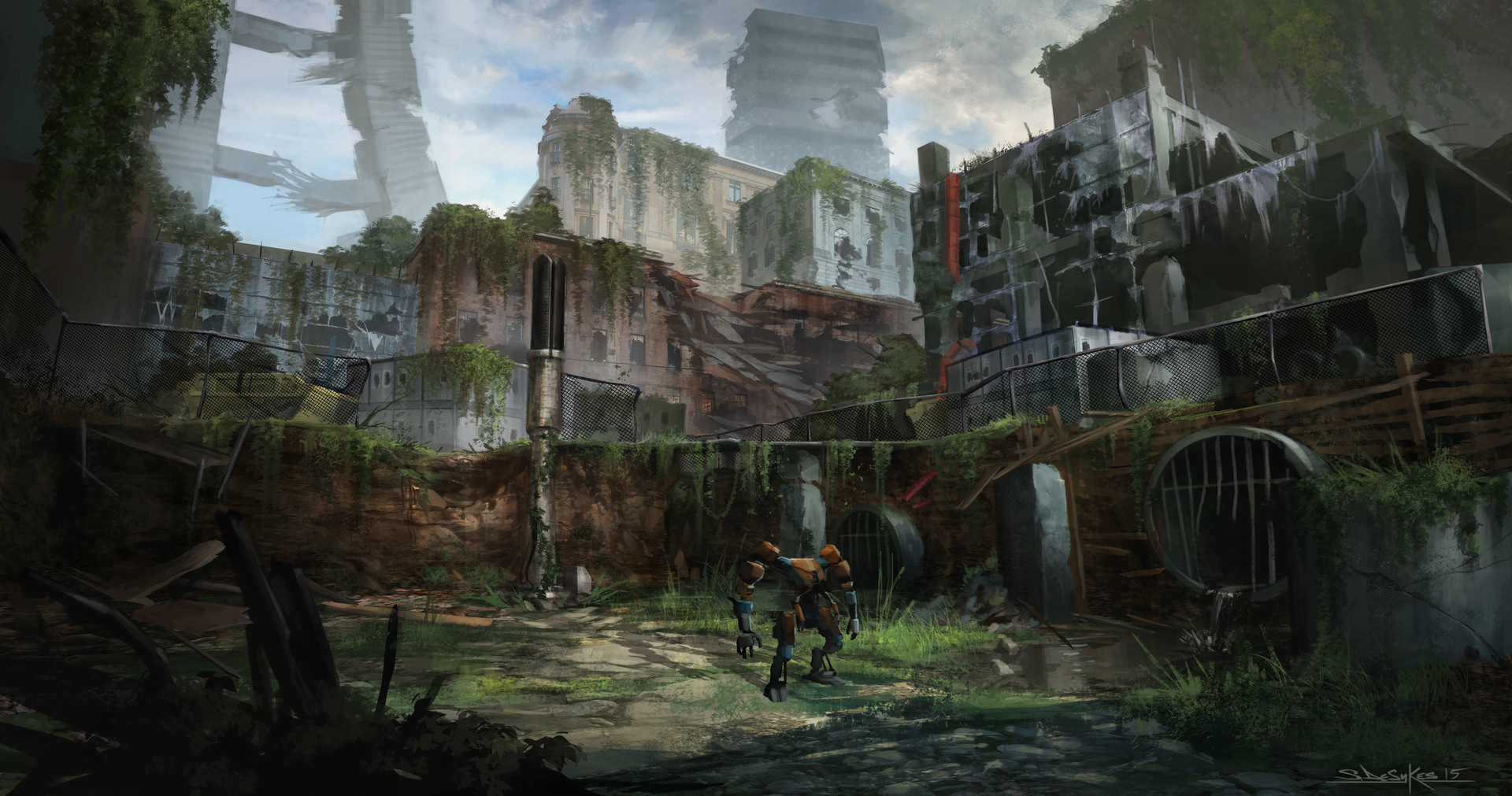 ArtStation - Beyond Flesh & Blood - Environment designs