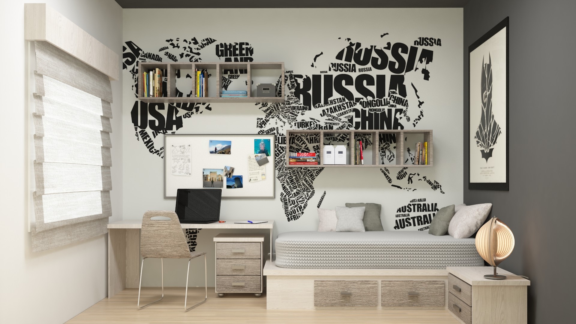 ArtStation - Student bedroom