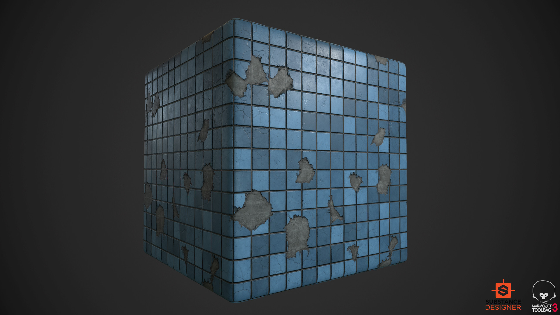 ArtStation - Damaged Tiles