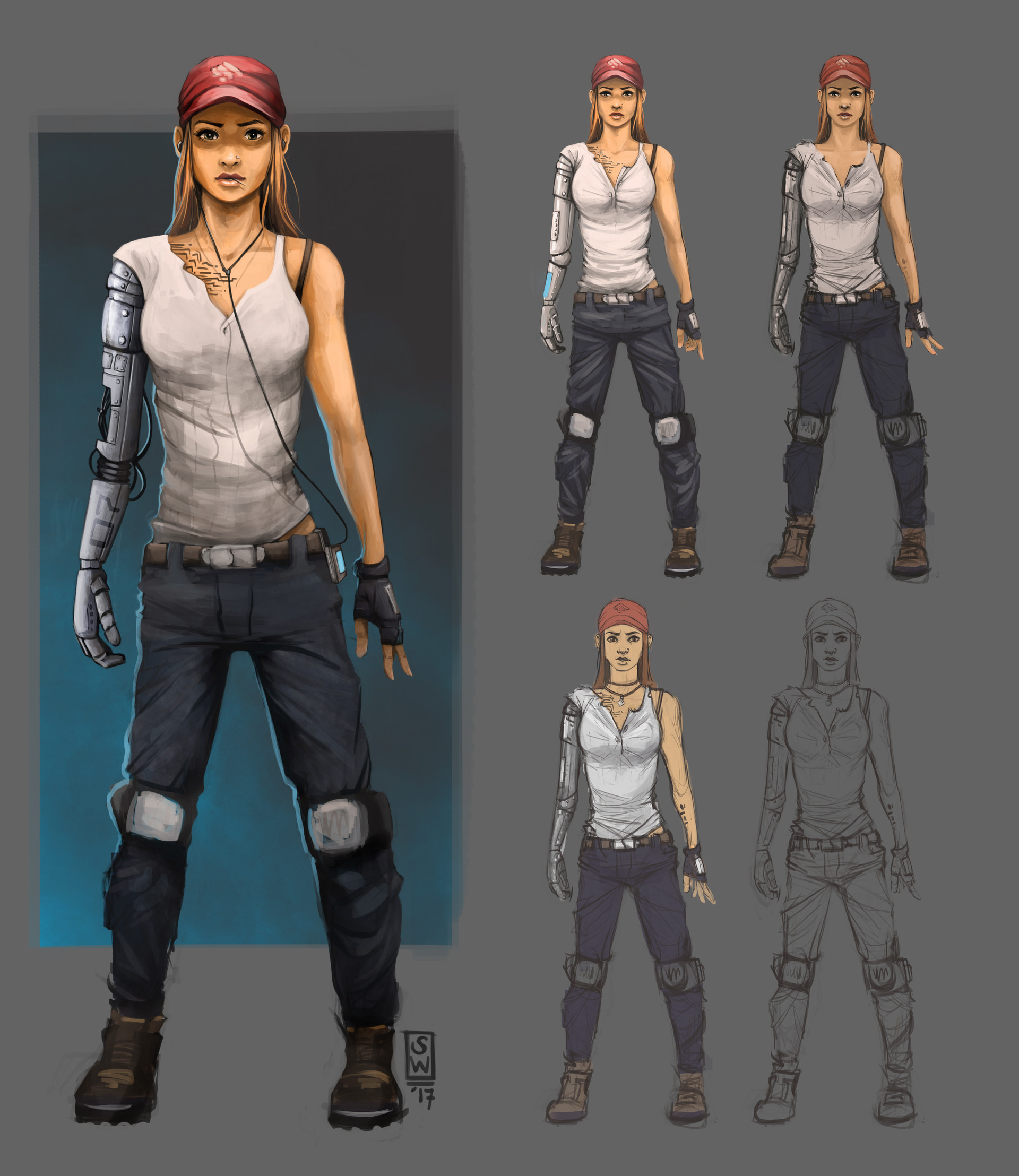 ArtStation - Tech character design