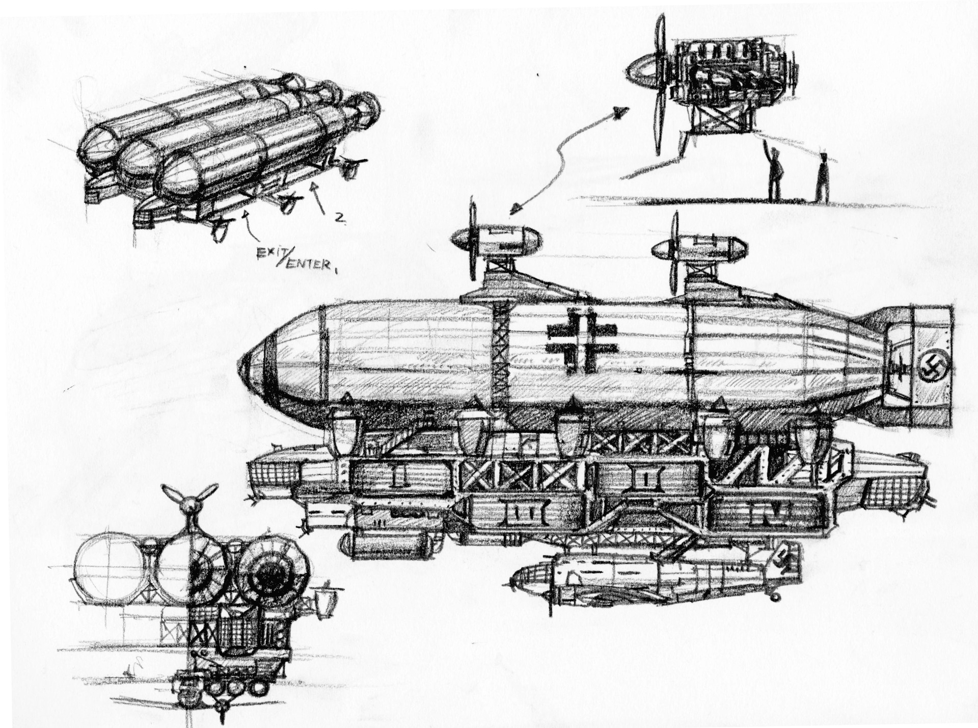Longque Chen - WWII Zeppelin Aircraft Carrier