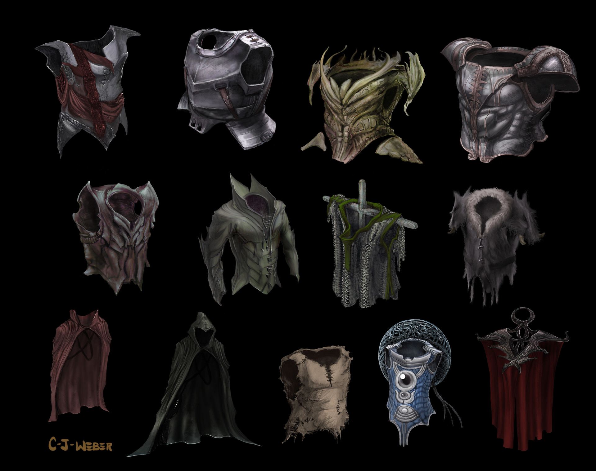 Corey-James Weber - Armor worn on the Torso