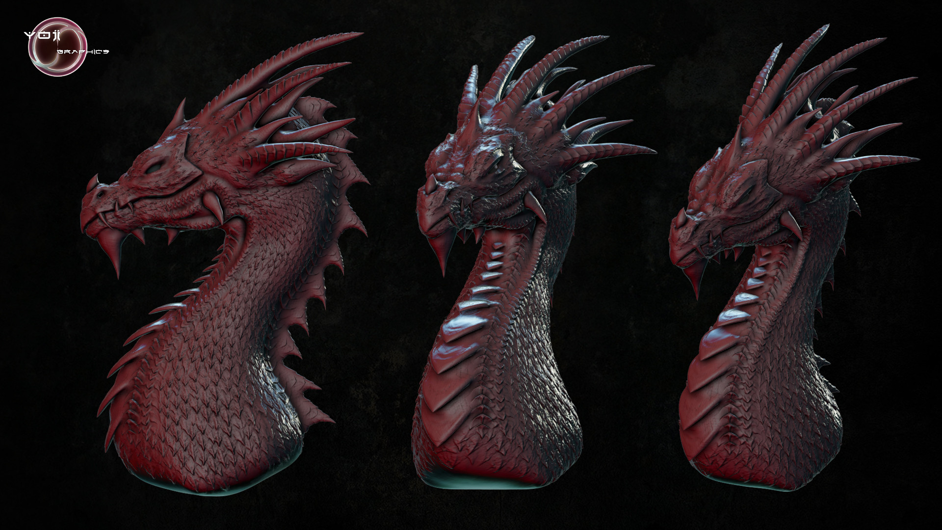 ArtStation - Dragon head