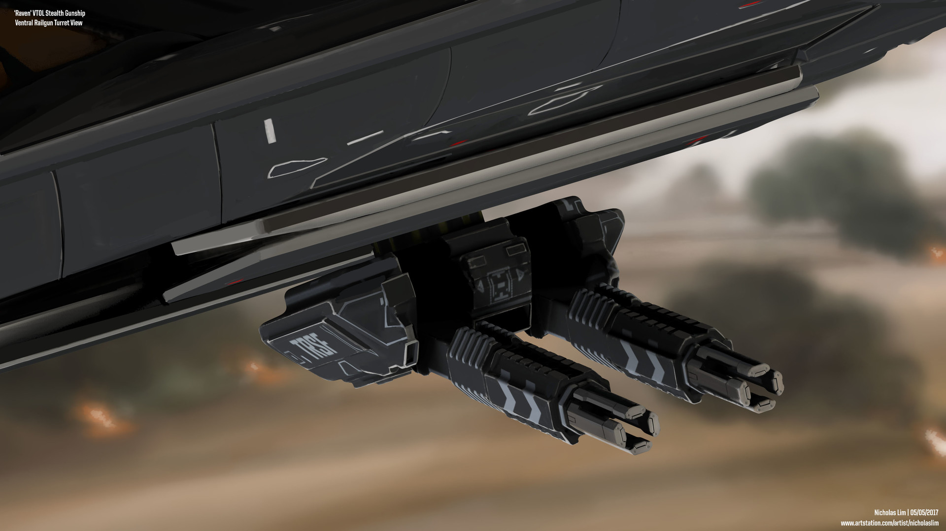 ‘Raven’ VTOL Stealth Gunship by Nicholas Lim — ProUser.Me