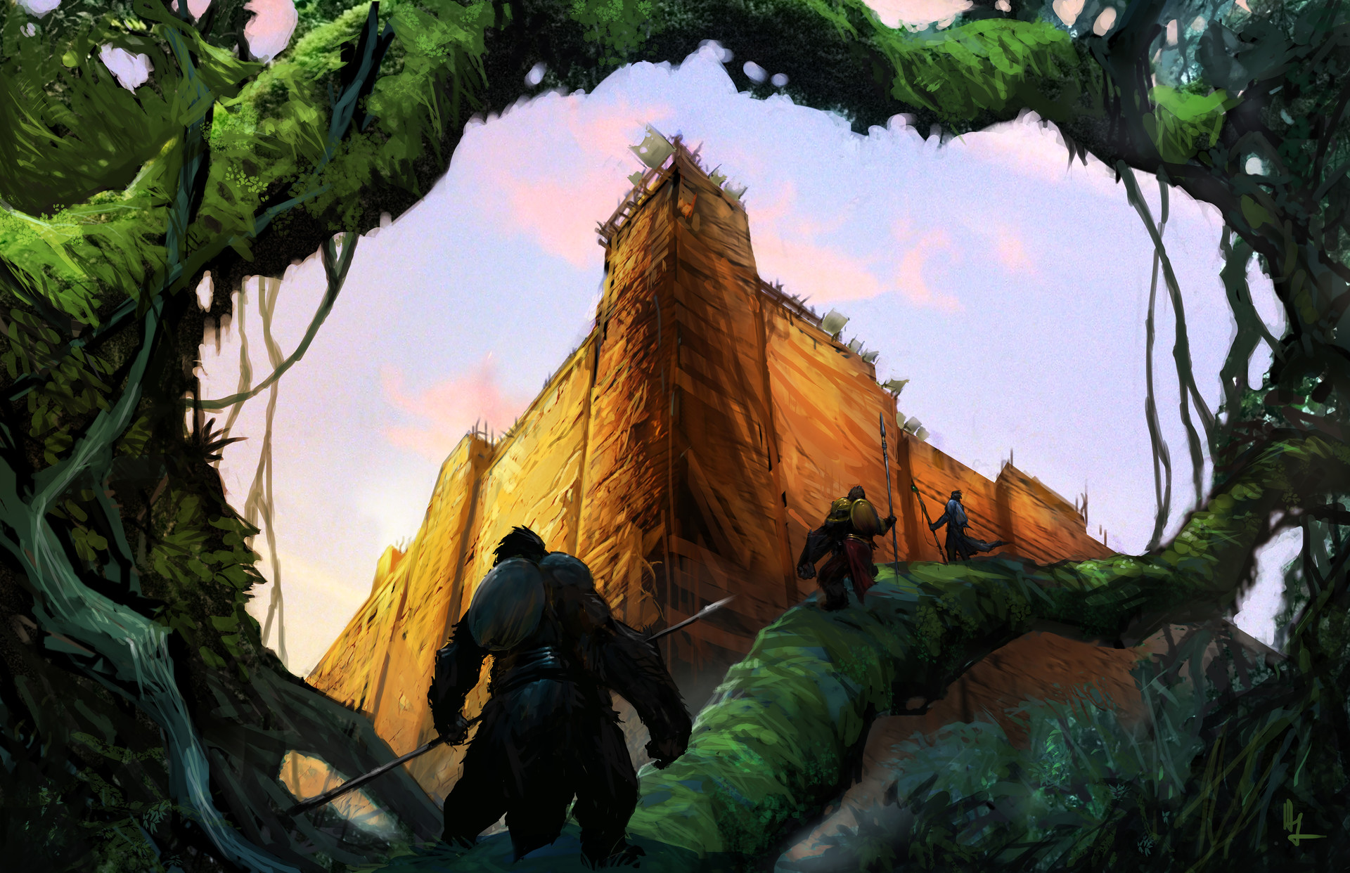 ArtStation - Jungle Fortress