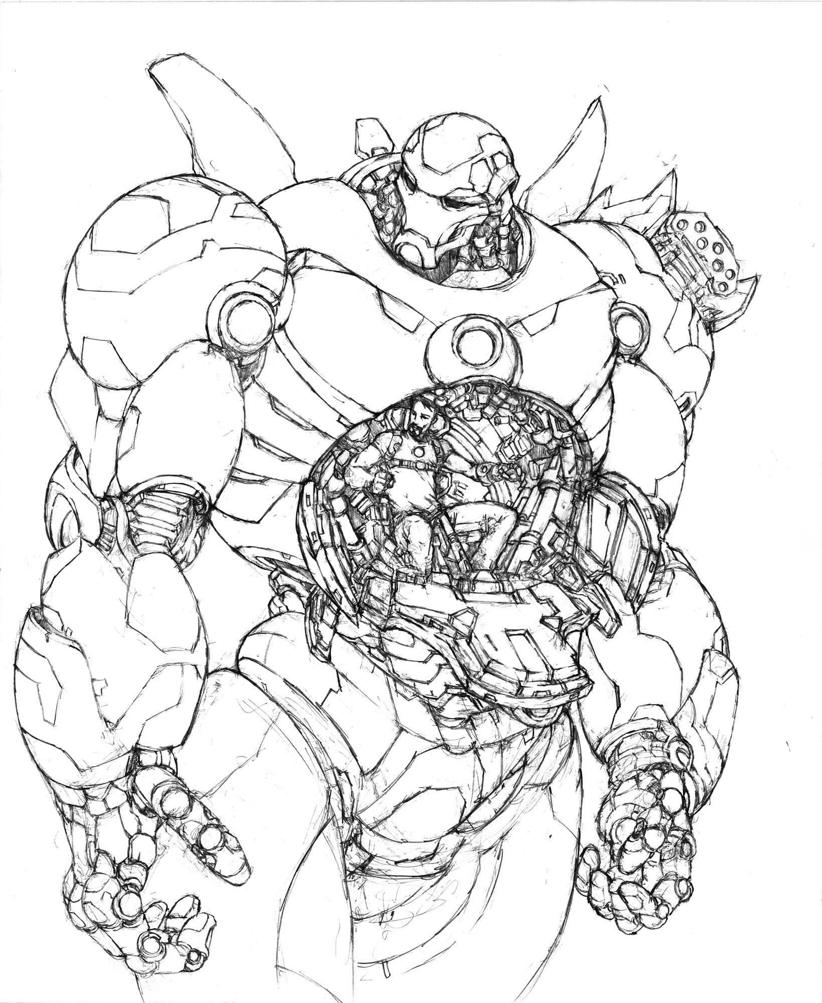 iron man robot coloring pages