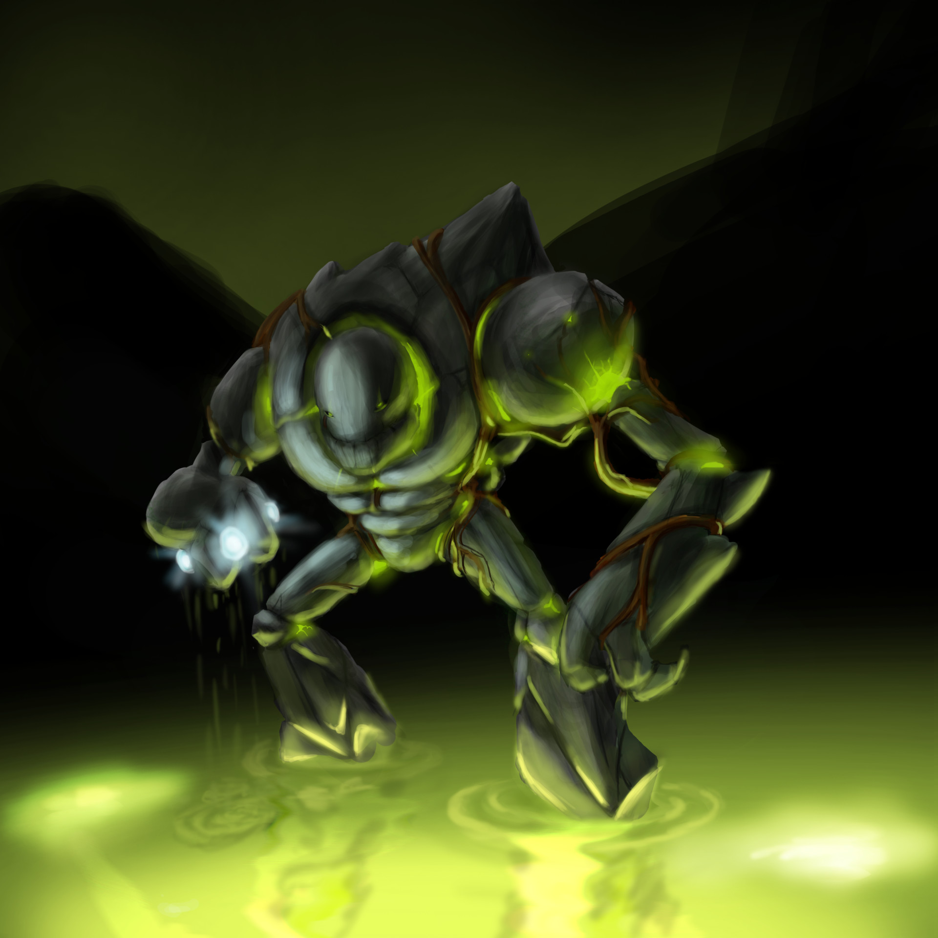 ArtStation - The Cave Golem