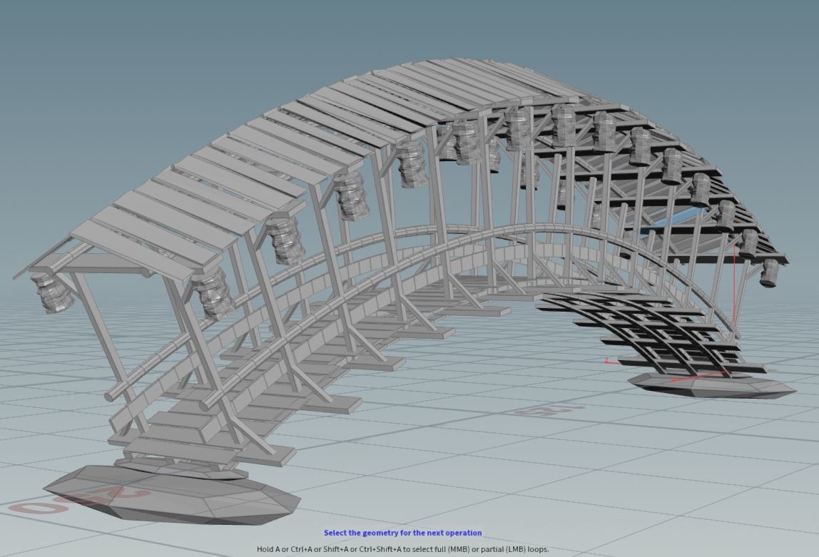 John Fanny - Houdini procedural bridge