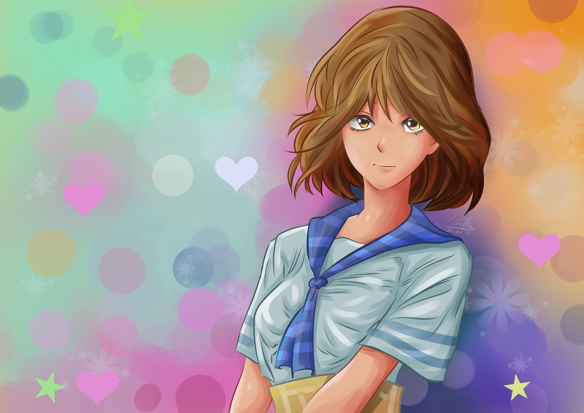 ArtStation - school girl