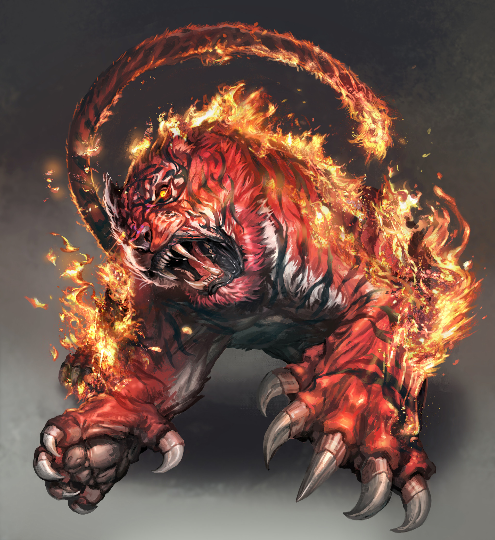Fire Tiger by Hanuel Sky Bae : r/ImaginaryElementals