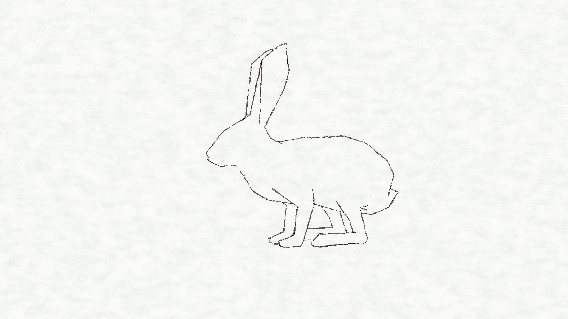 ArtStation - Drawn style hare animation