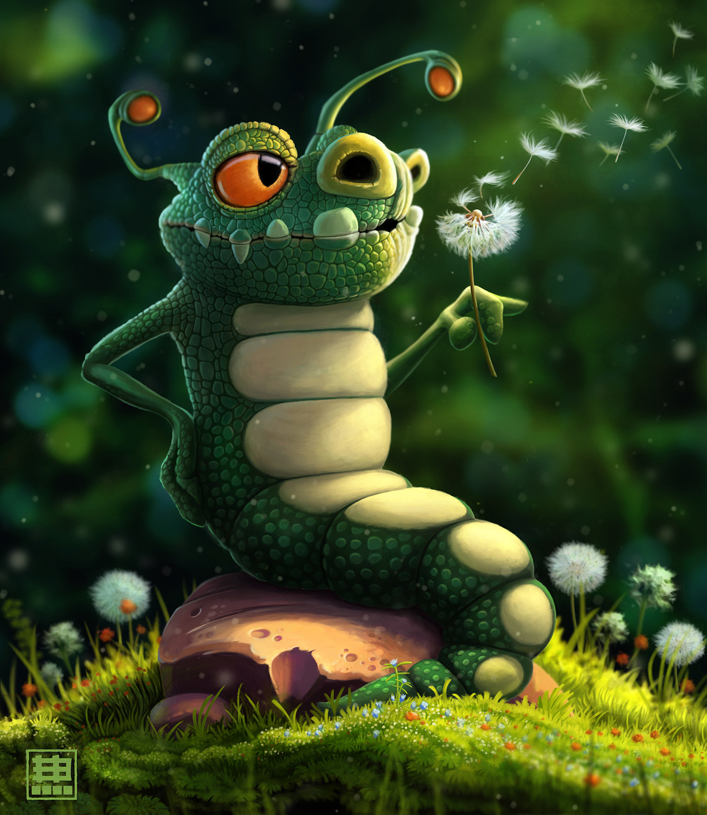 ArtStation - Sweet lizard