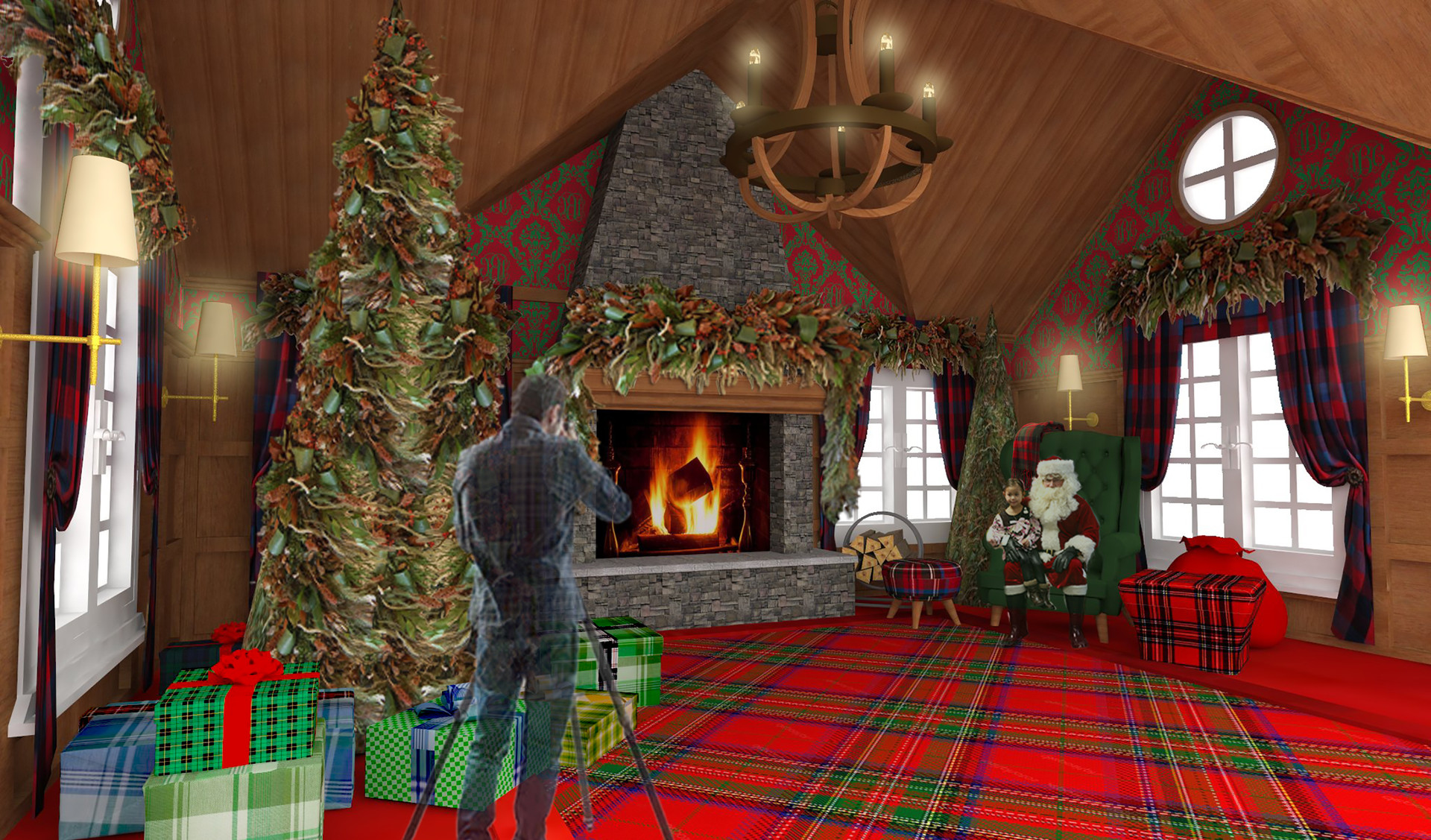 Richie Chen - Santa Houses Tudor Style