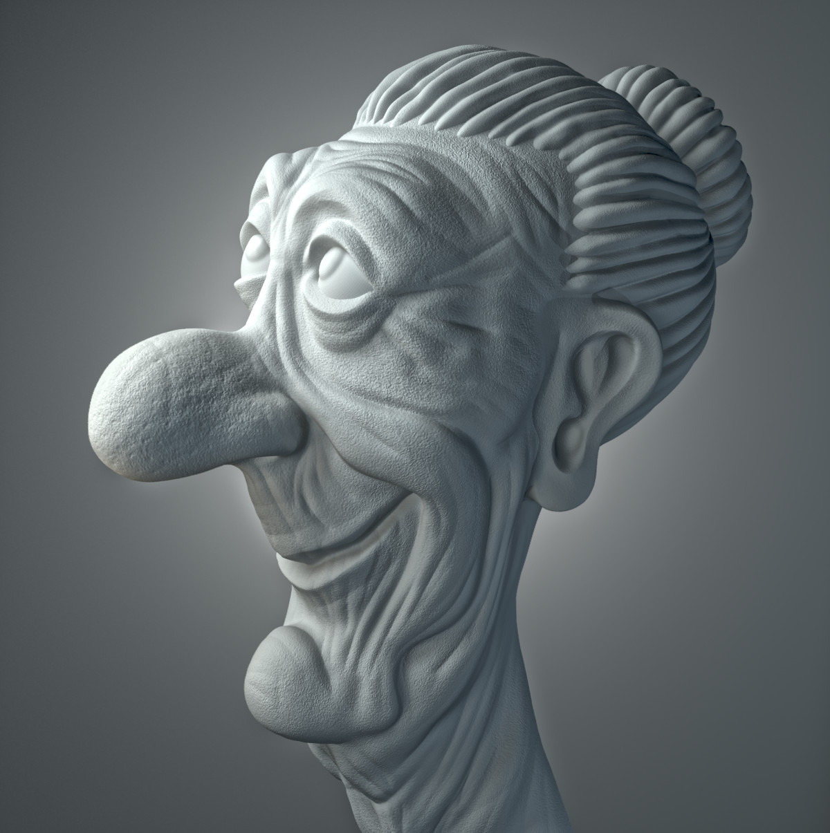 ArtStation - Old Lady Reminiscing