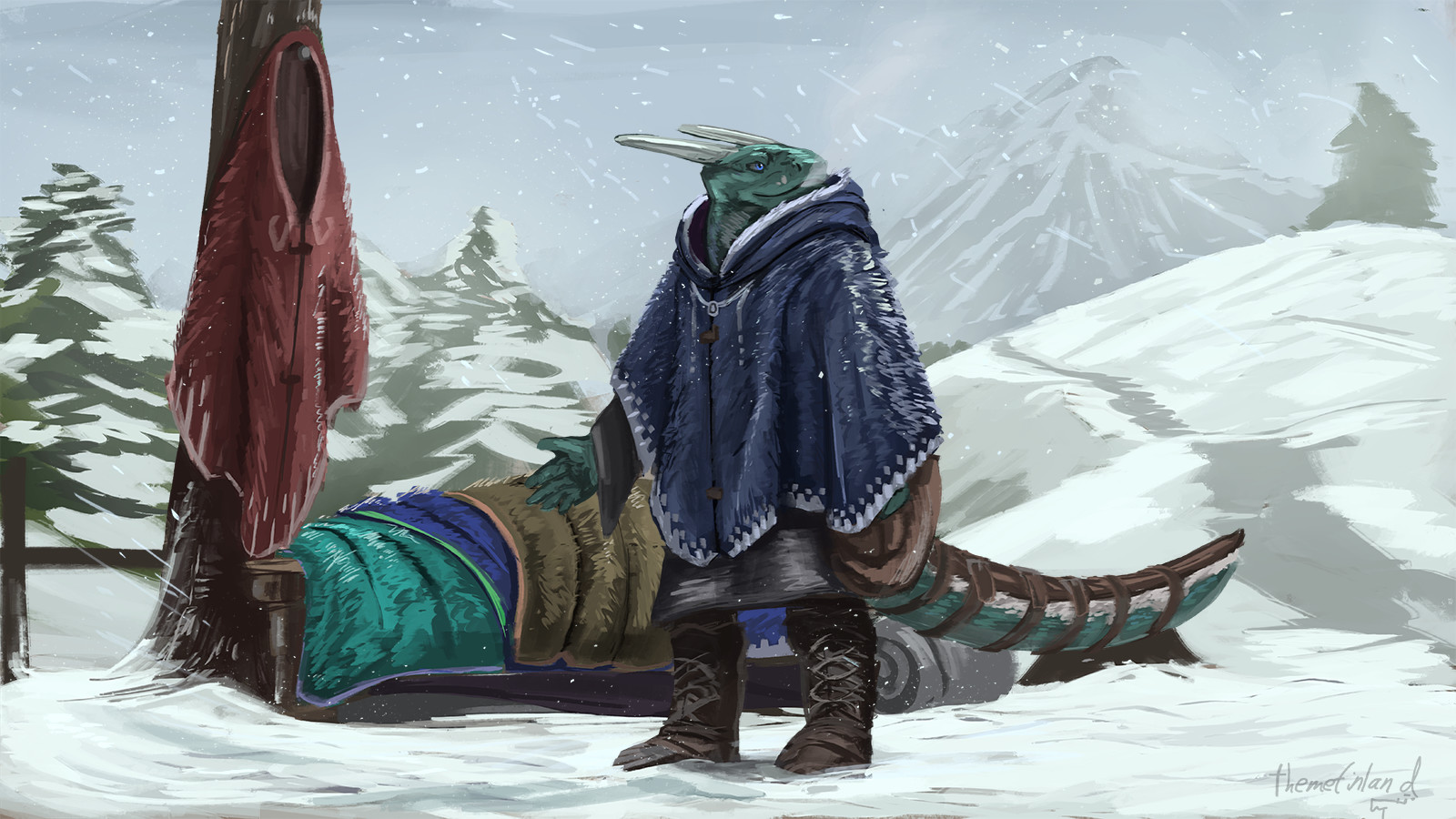 ArtStation - Robe merchant