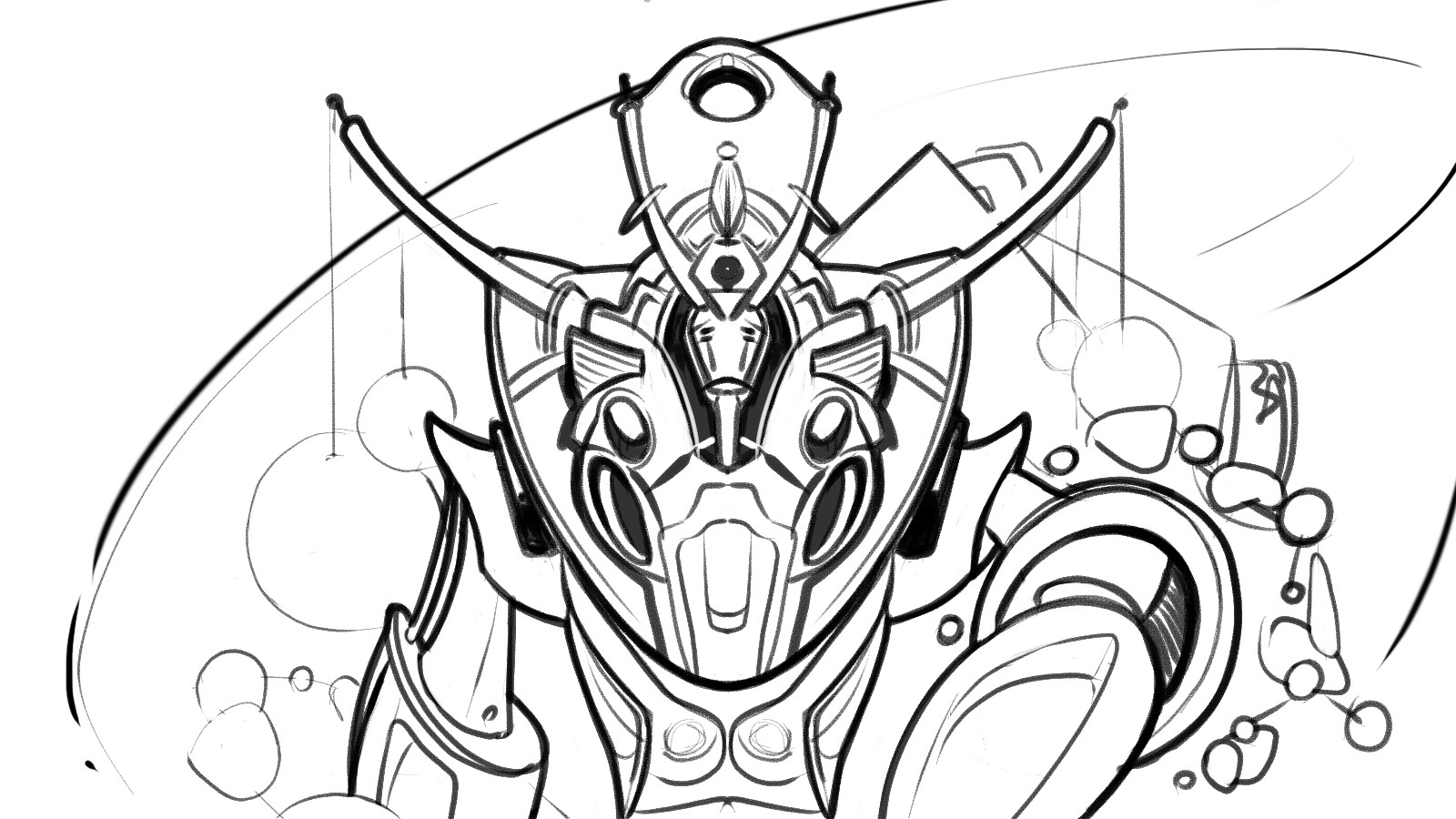 ArtStation - Technoshaman sketch