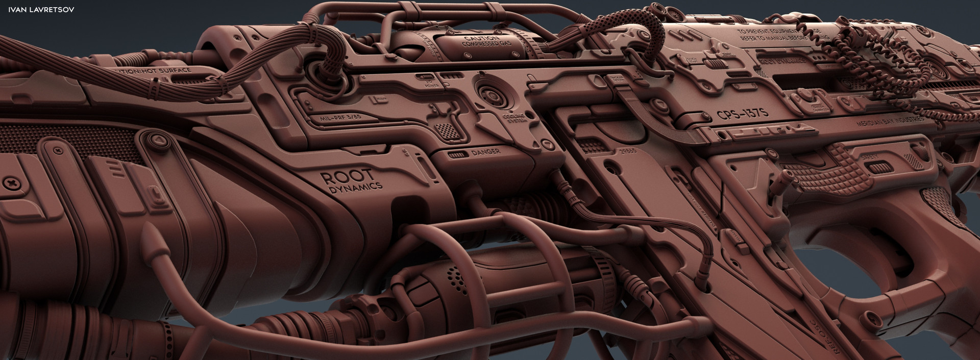 ArtStation - Sci-Fi Weapon Design Experiment No. 3