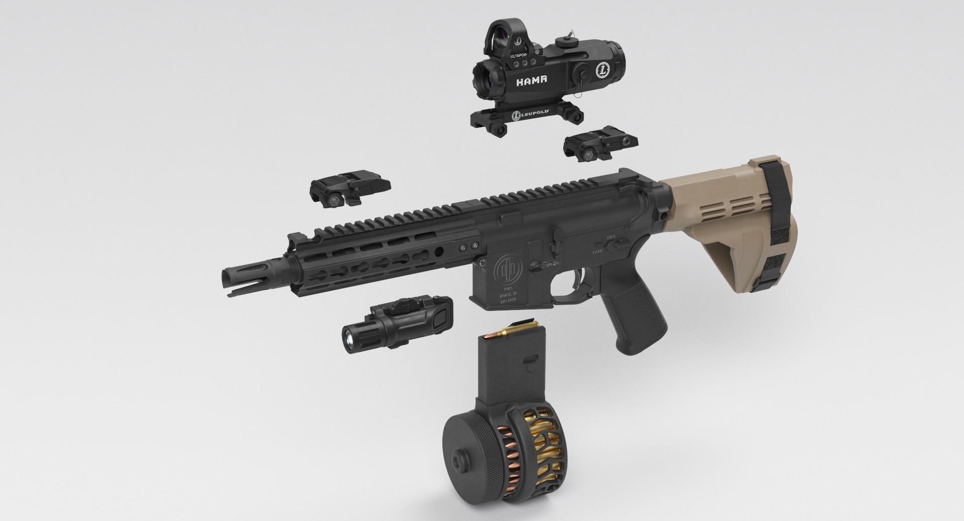 Triod Team - AR 15 Assault Rifle
