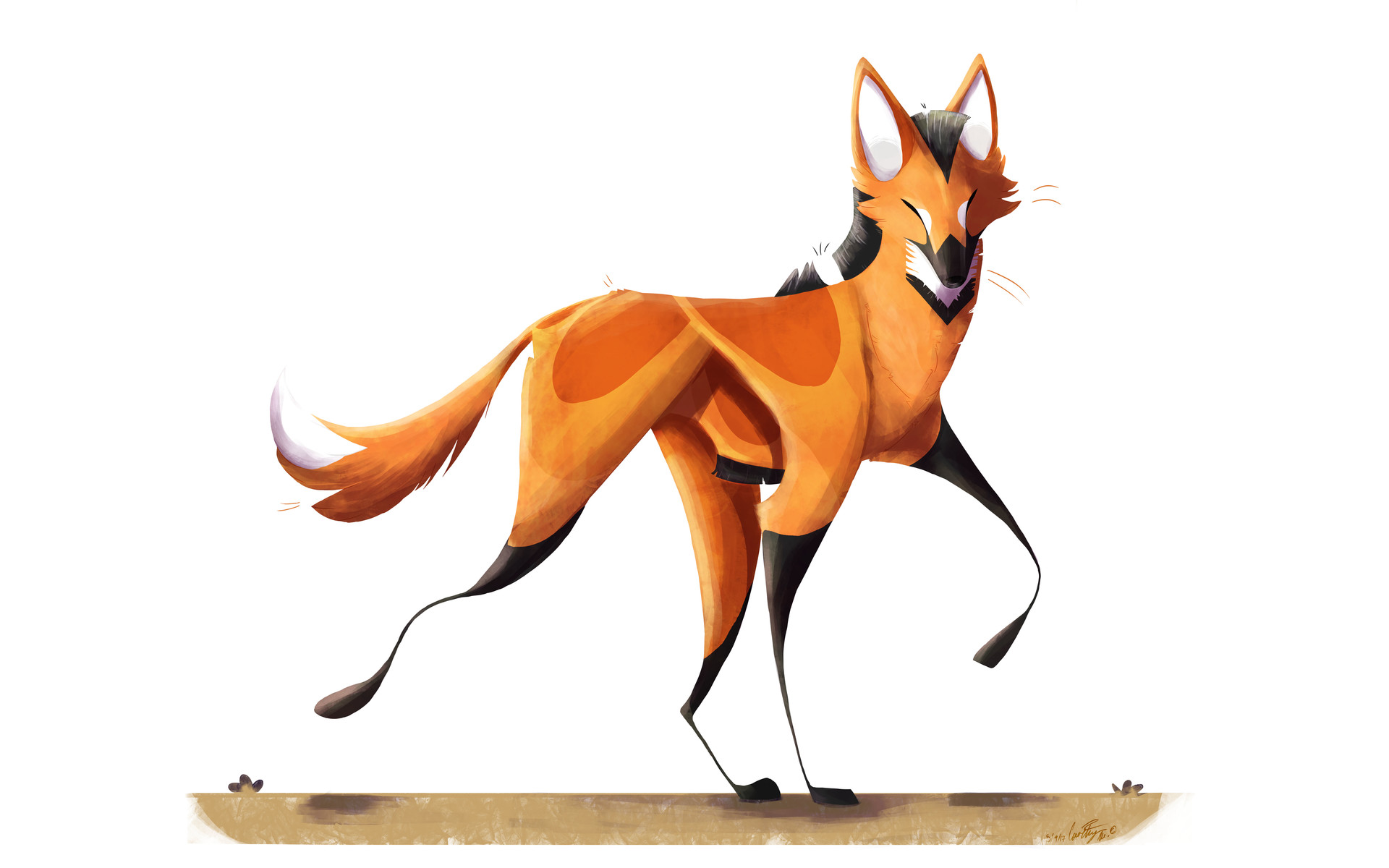 ArtStation - Maned Wolf