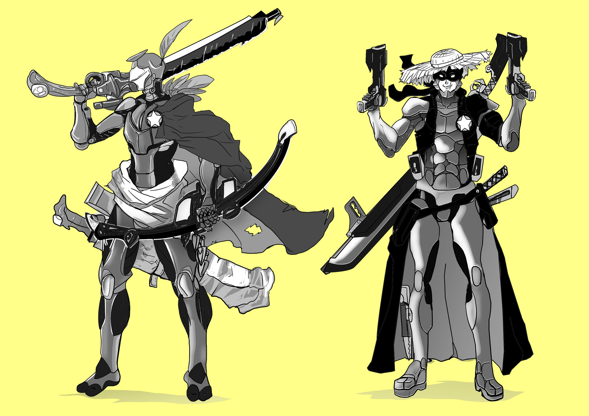 ArtStation - cowboydroid westerninja