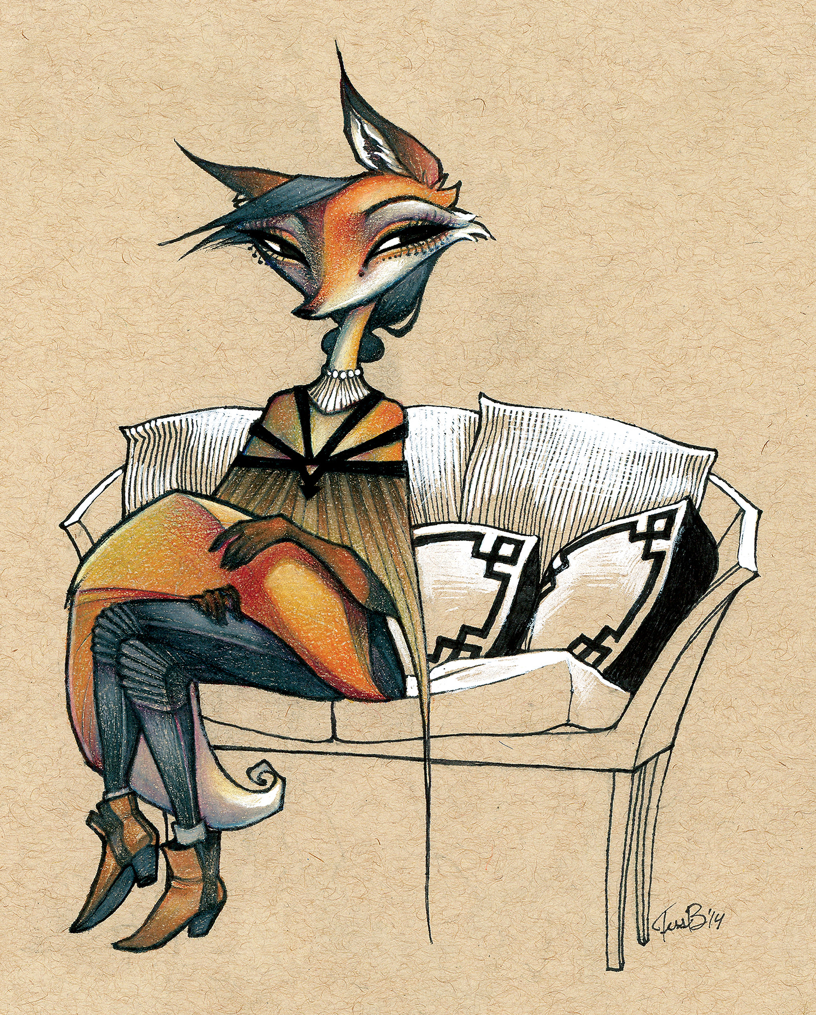 ArtStation - Fox Lady