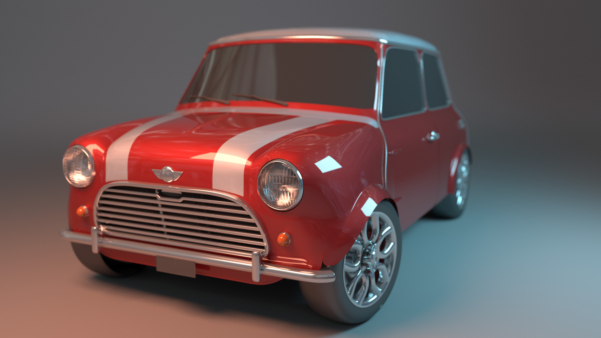 ArtStation - Mini Cooper