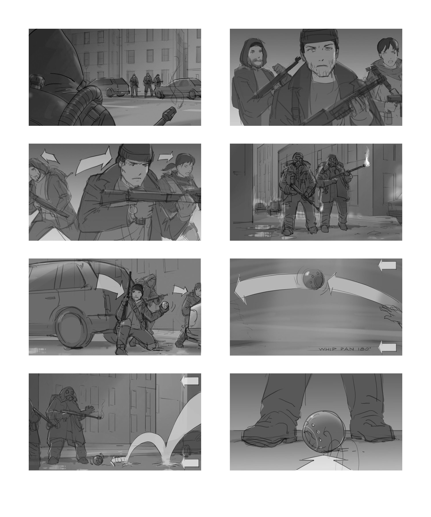 Rolf Mohr - The Division tv spot - Storyboards