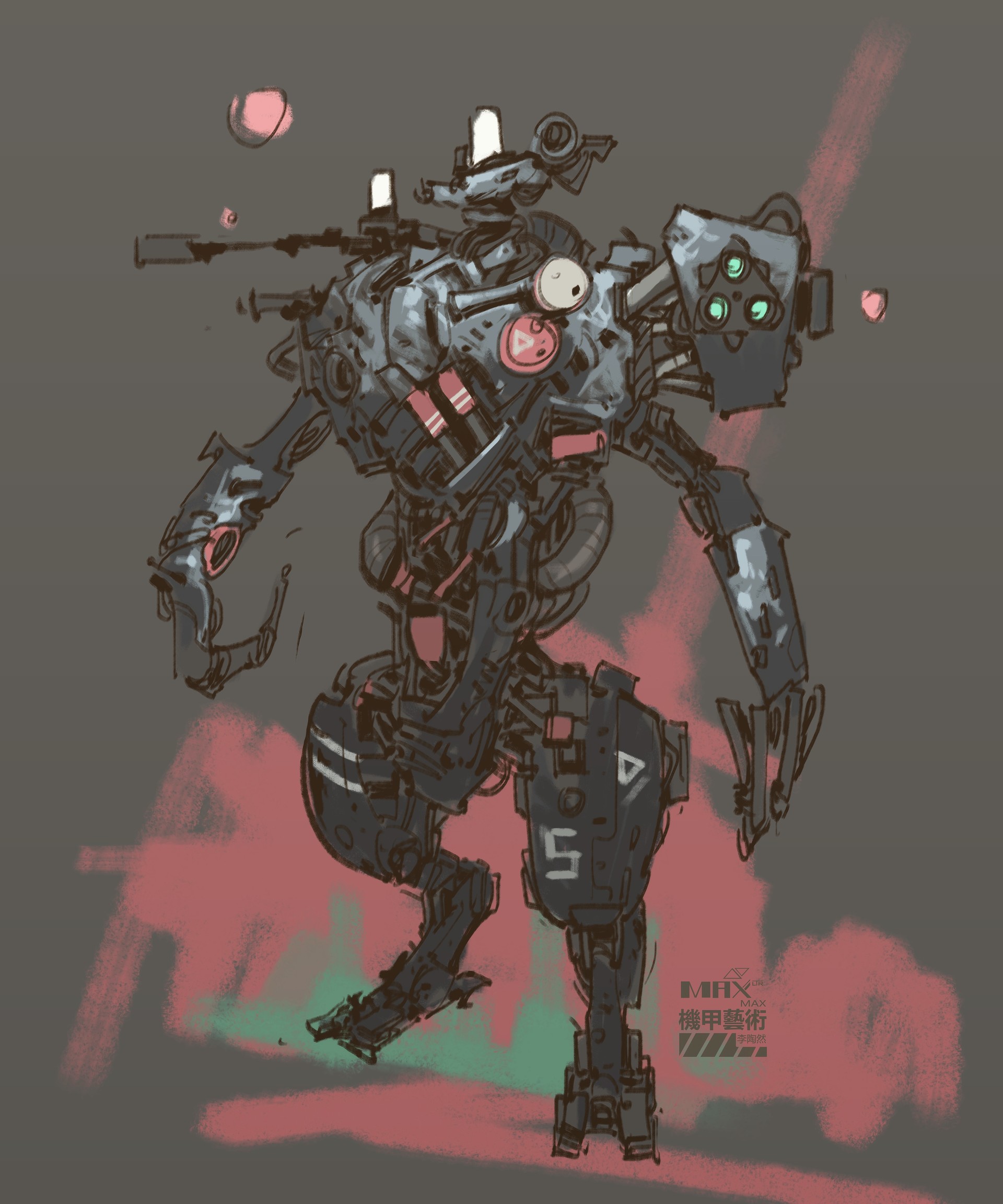 ArtStation - mecha sketch