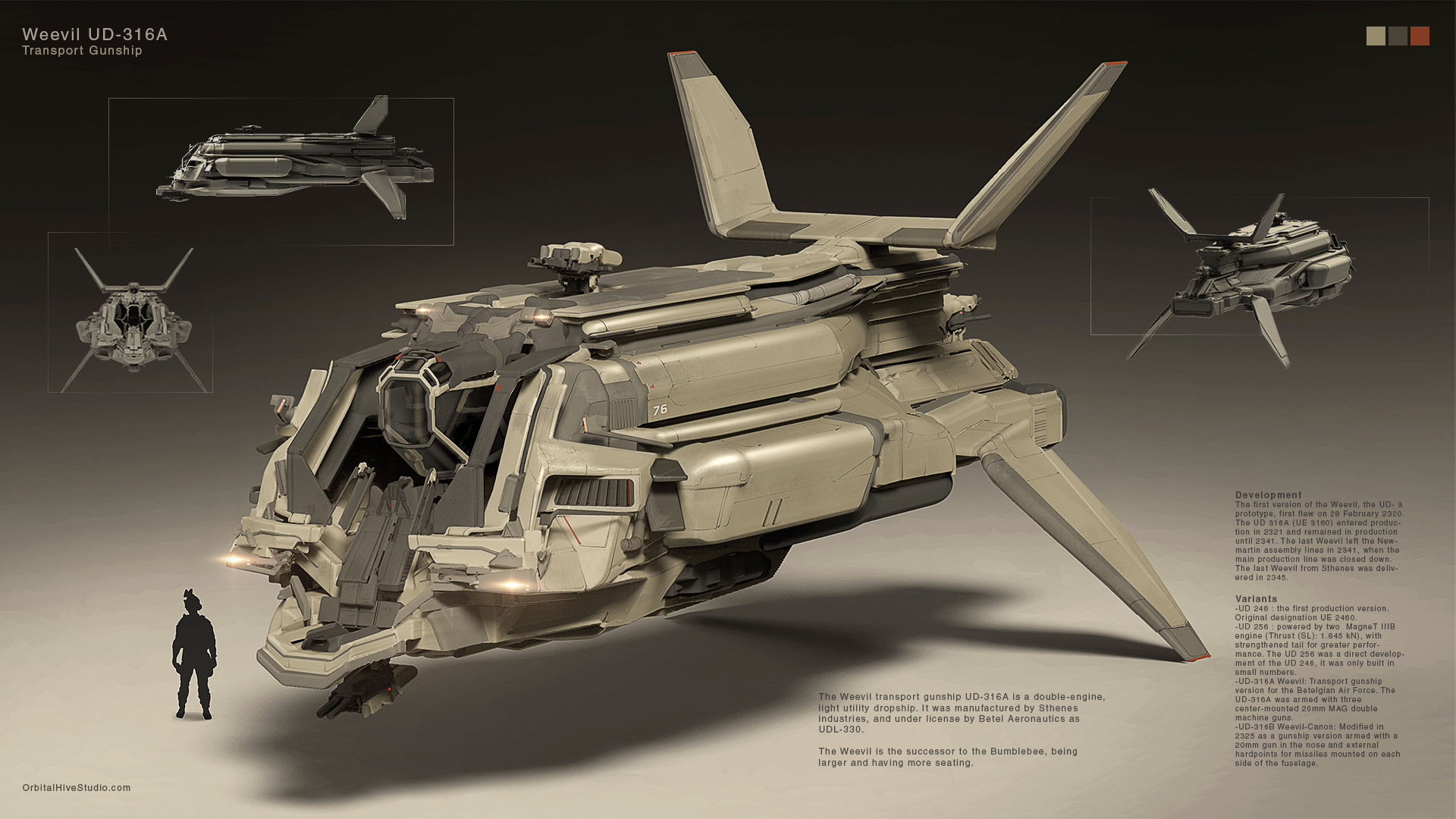 ArtStation - Transport Gunship