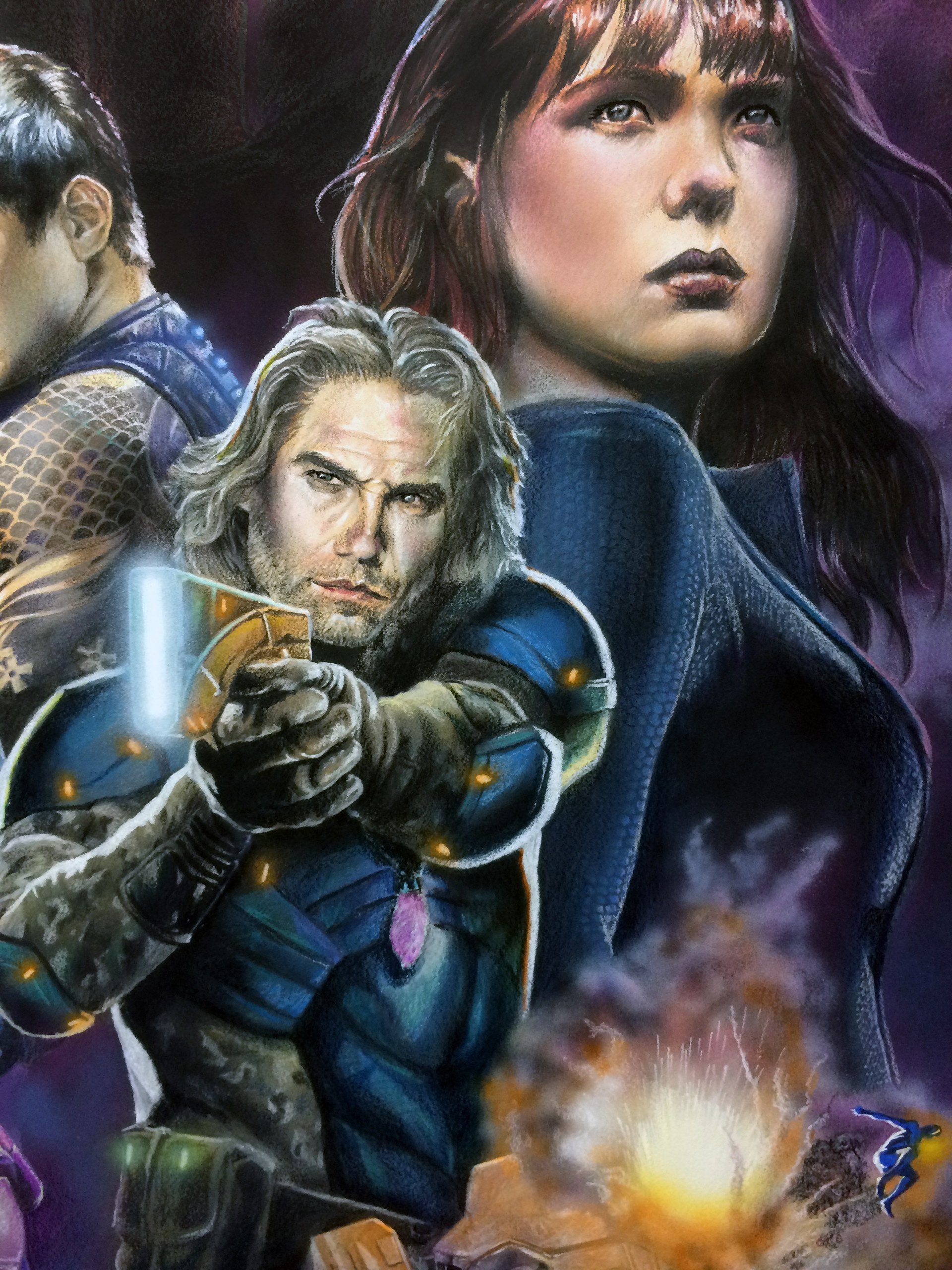 Paul Limgenco - Cover for the graphic novel, Treadwater 2