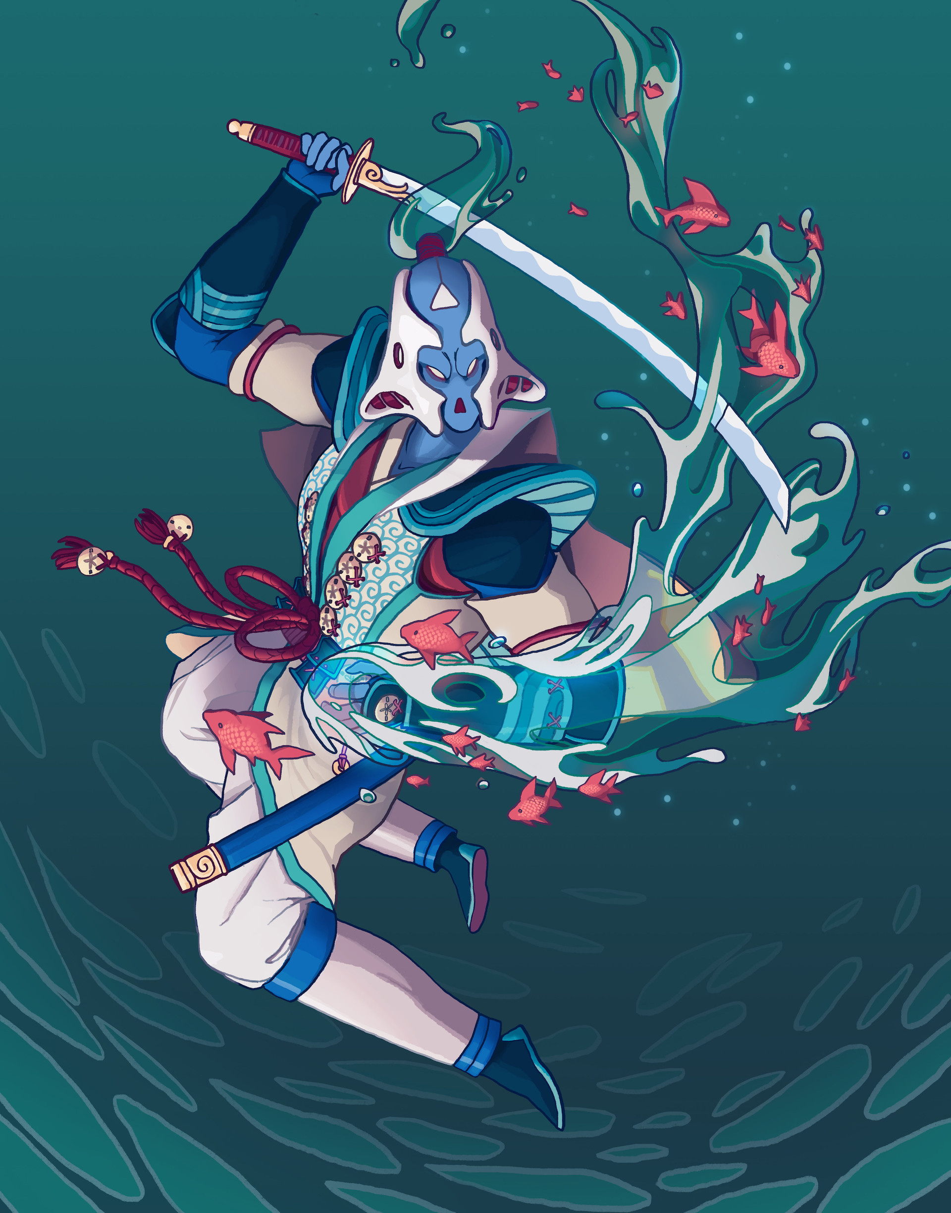 ArtStation - Treacheron Water Elemental