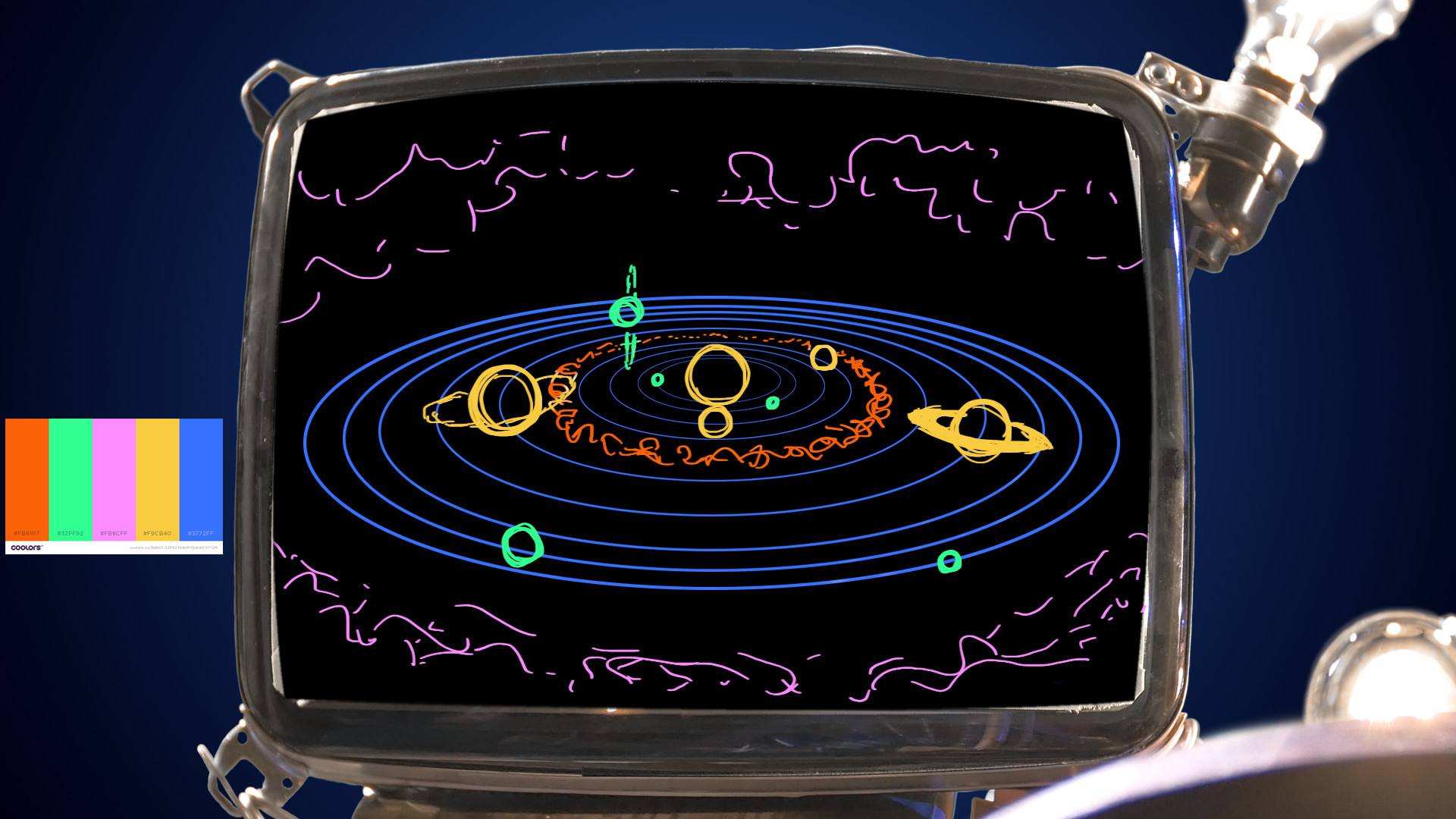 Jonathan Leiter - Chimera Space Ship - Monitor Screen Design