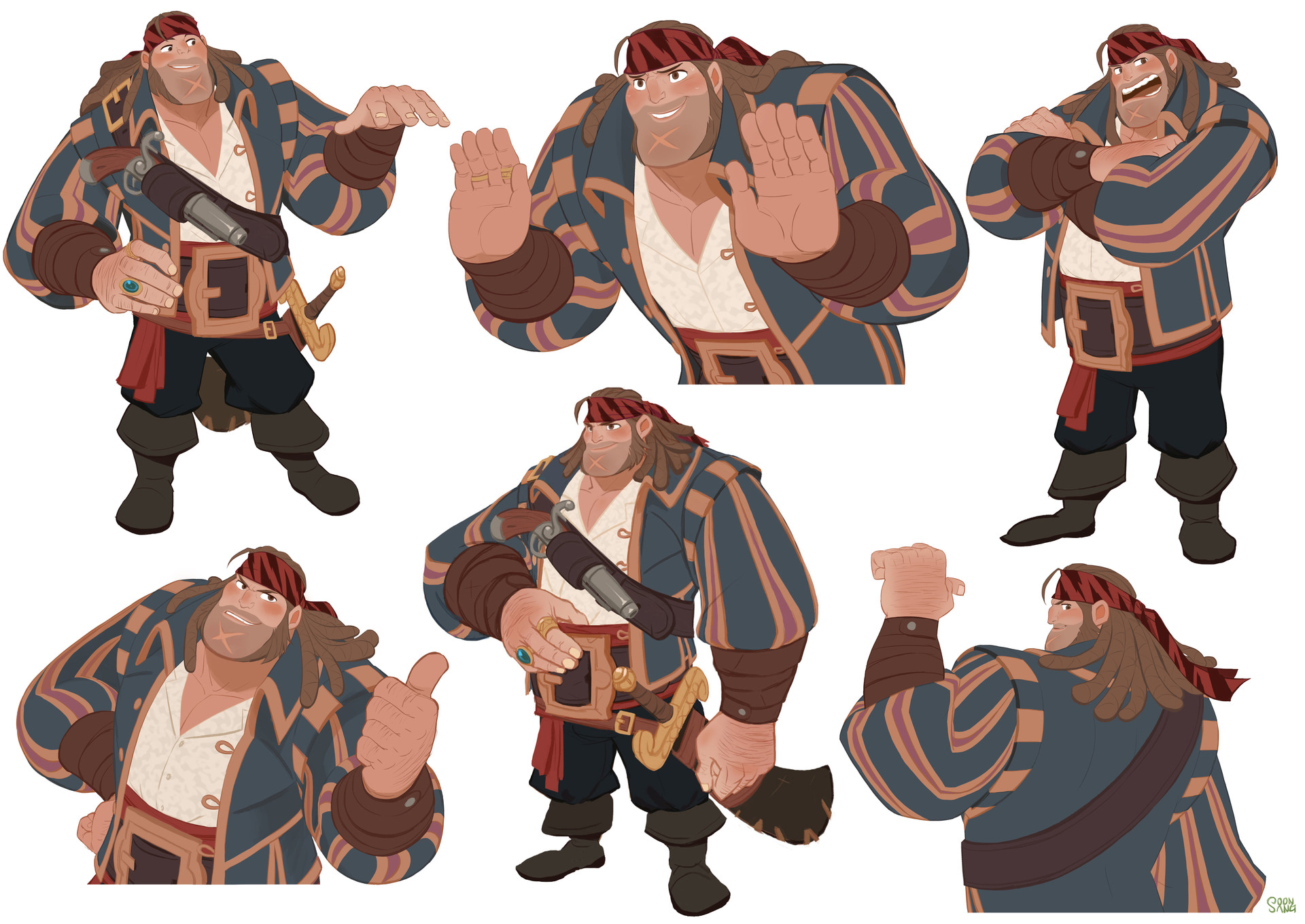 ArtStation - The sea king contest. Wild Dango team "Uncle Buck"