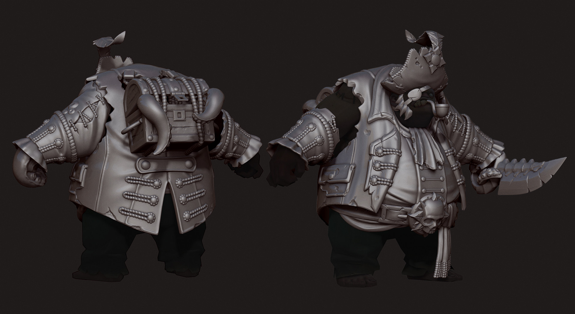 ArtStation - Pudge set for the TI2017 call to arms