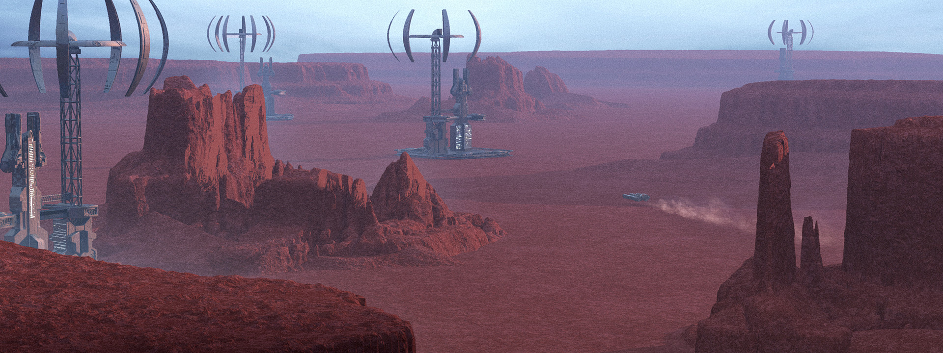 ArtStation - Scifi Desert